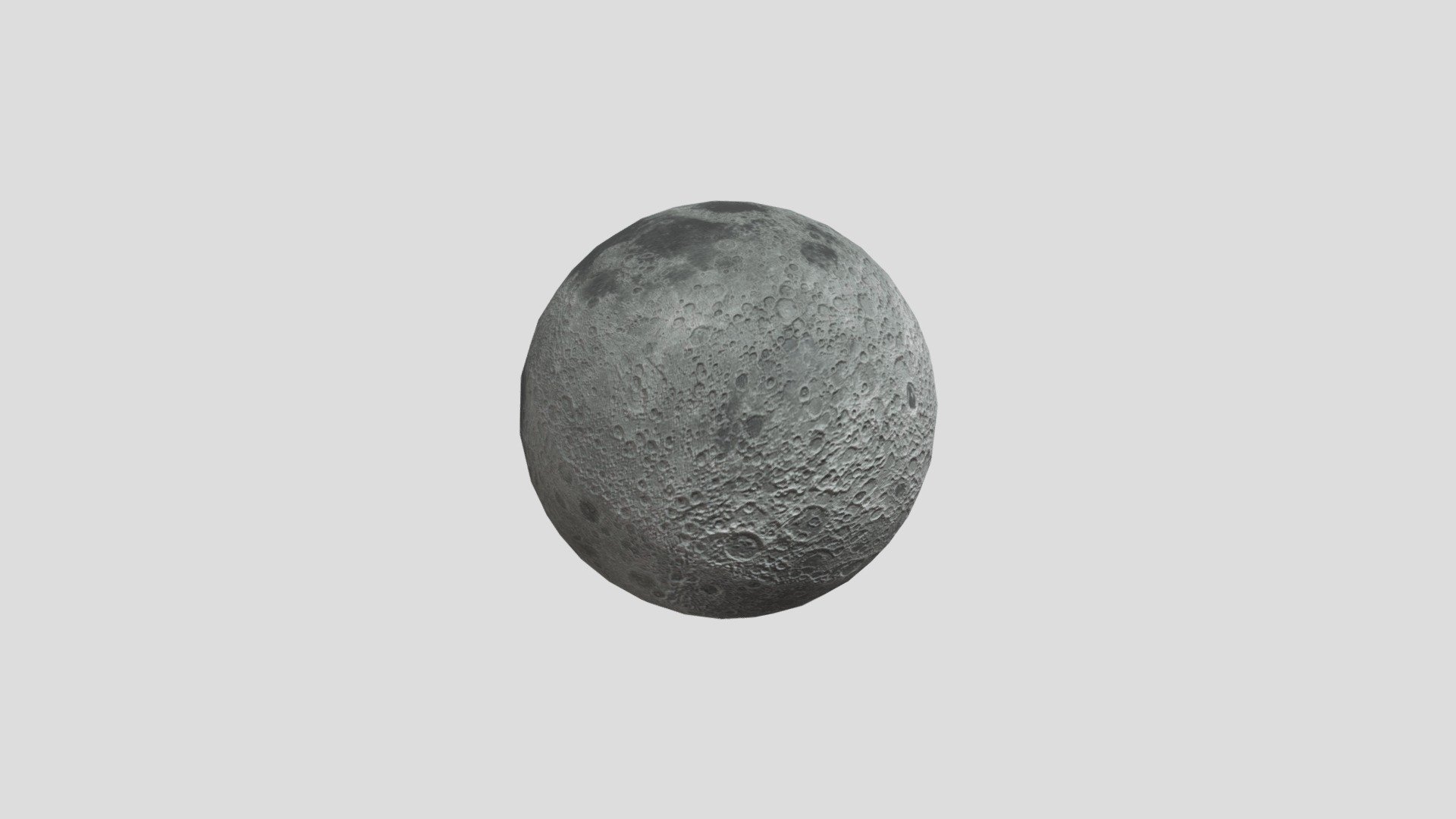 Moon - 3D model by Marco Mesoraca (@Marcomez18) [222a635] - Sketchfab