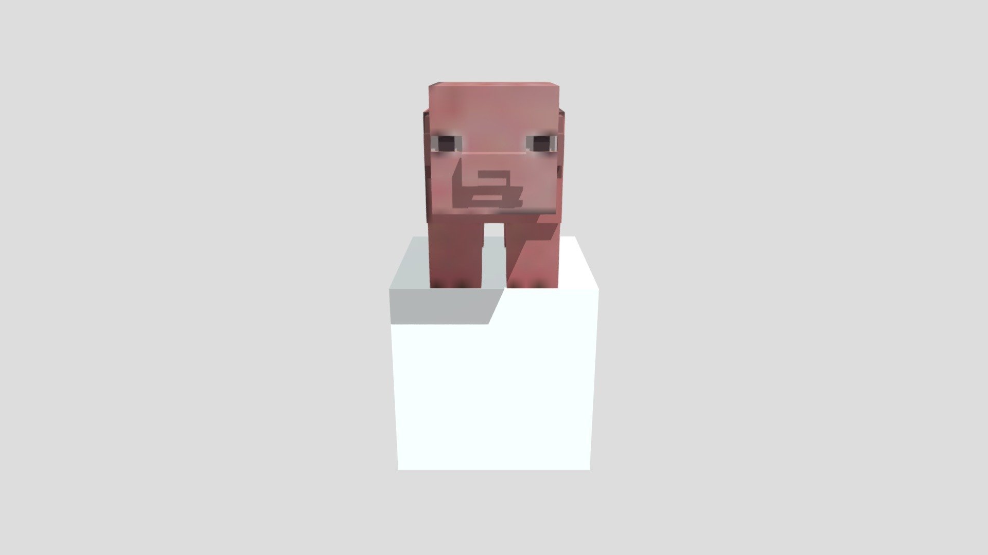Pig - 3D model by ImakeMCmodels [222d009] - Sketchfab