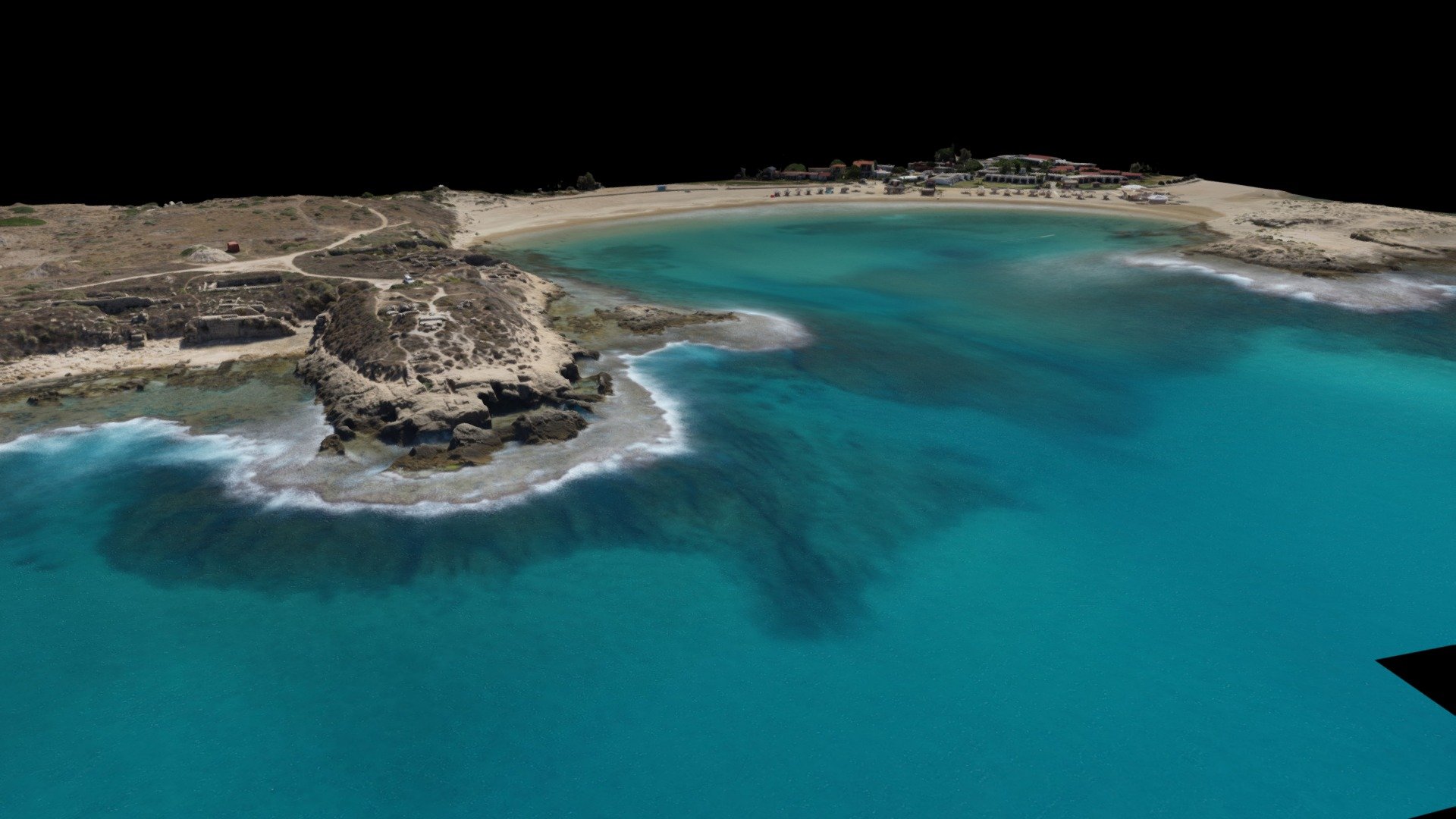 Tel Dor (Biblical Port), Israel. - 3D model by Anthony Tamberino ...