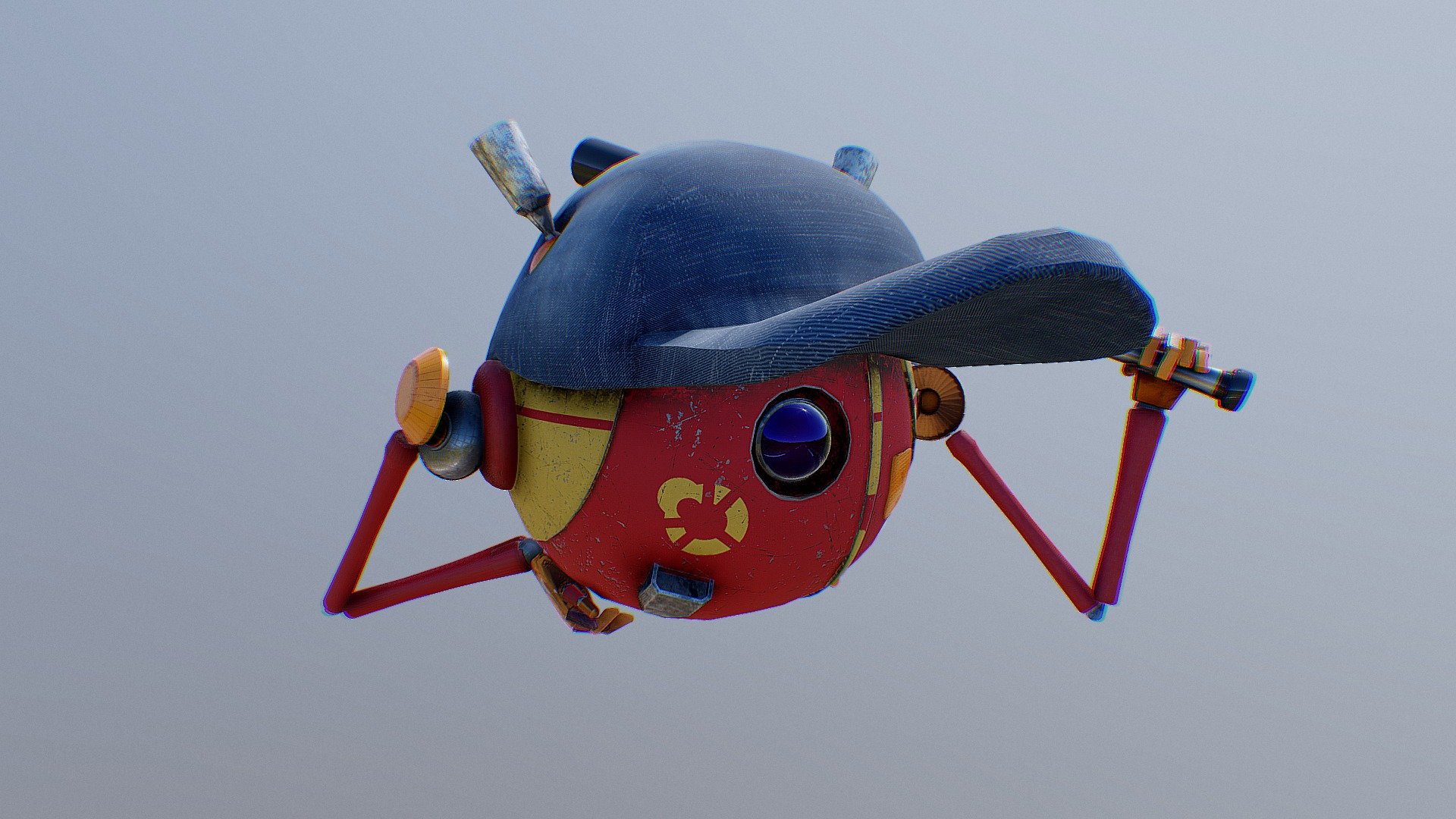 BaseBallRobotronic - 3D model by cuadot.fbx (@cuadot) [2230f50] - Sketchfab