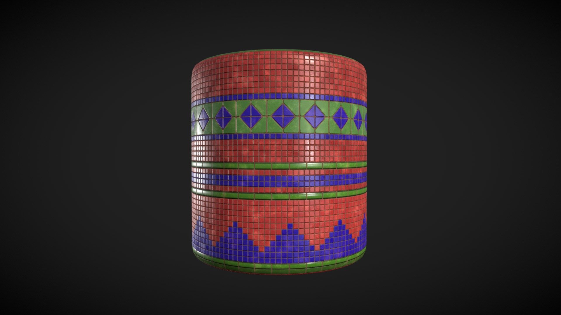 Mosaic Tile Texture - Buy Royalty Free 3D model by Pratibha (@Camay ...