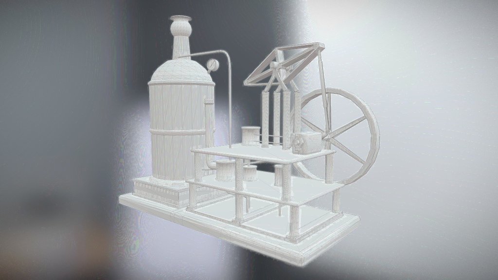 Steam Engine - 3D model by spoonrichards [2231d4c] - Sketchfab