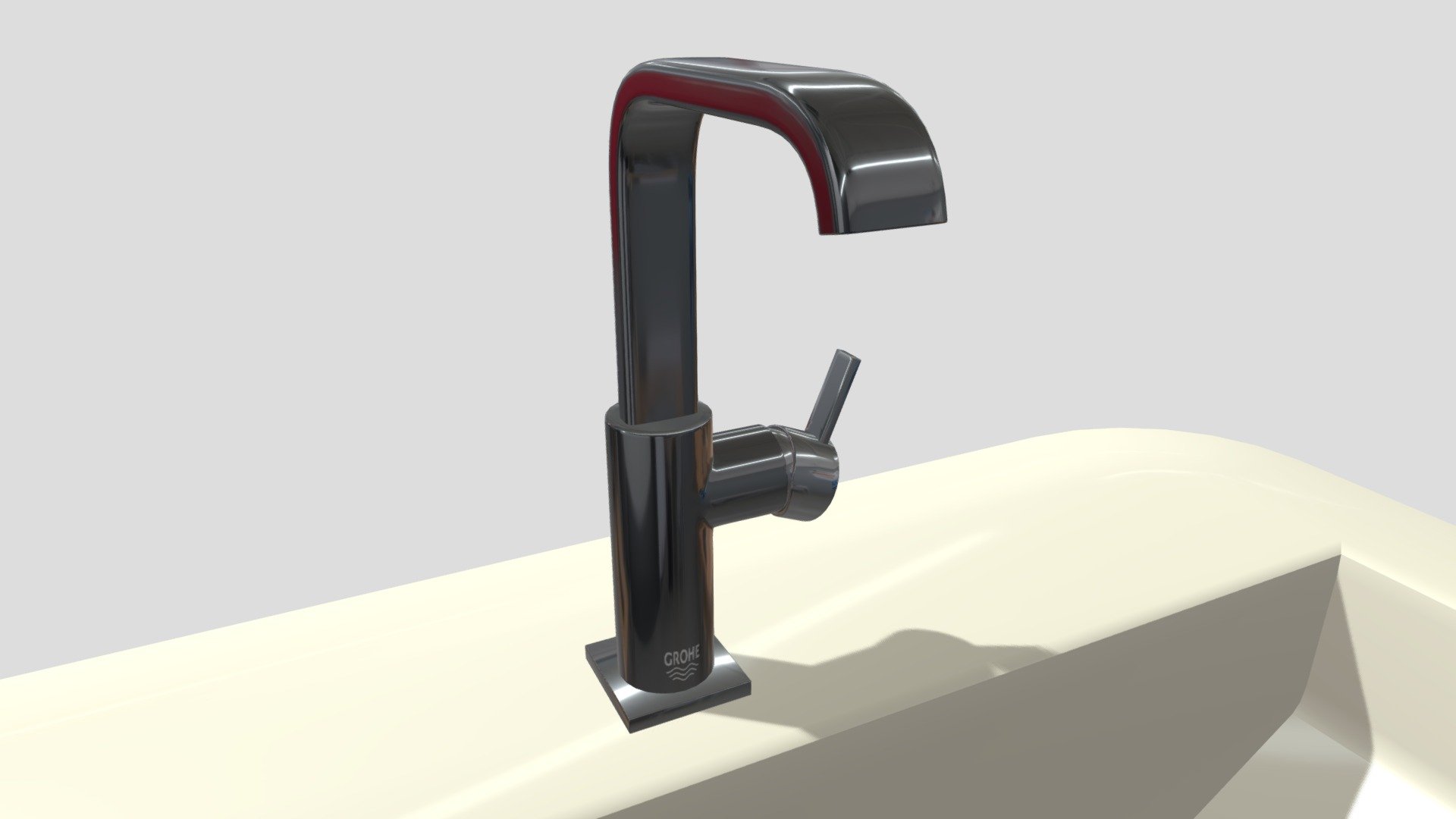 Allure Tap - Grohe - 3D model by Yue96euY [2232ea9] - Sketchfab