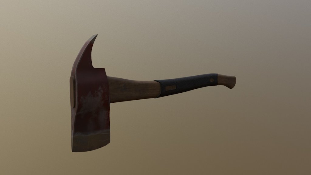 Fire Axe - 3D model by ashleyhjc [2232fef] - Sketchfab