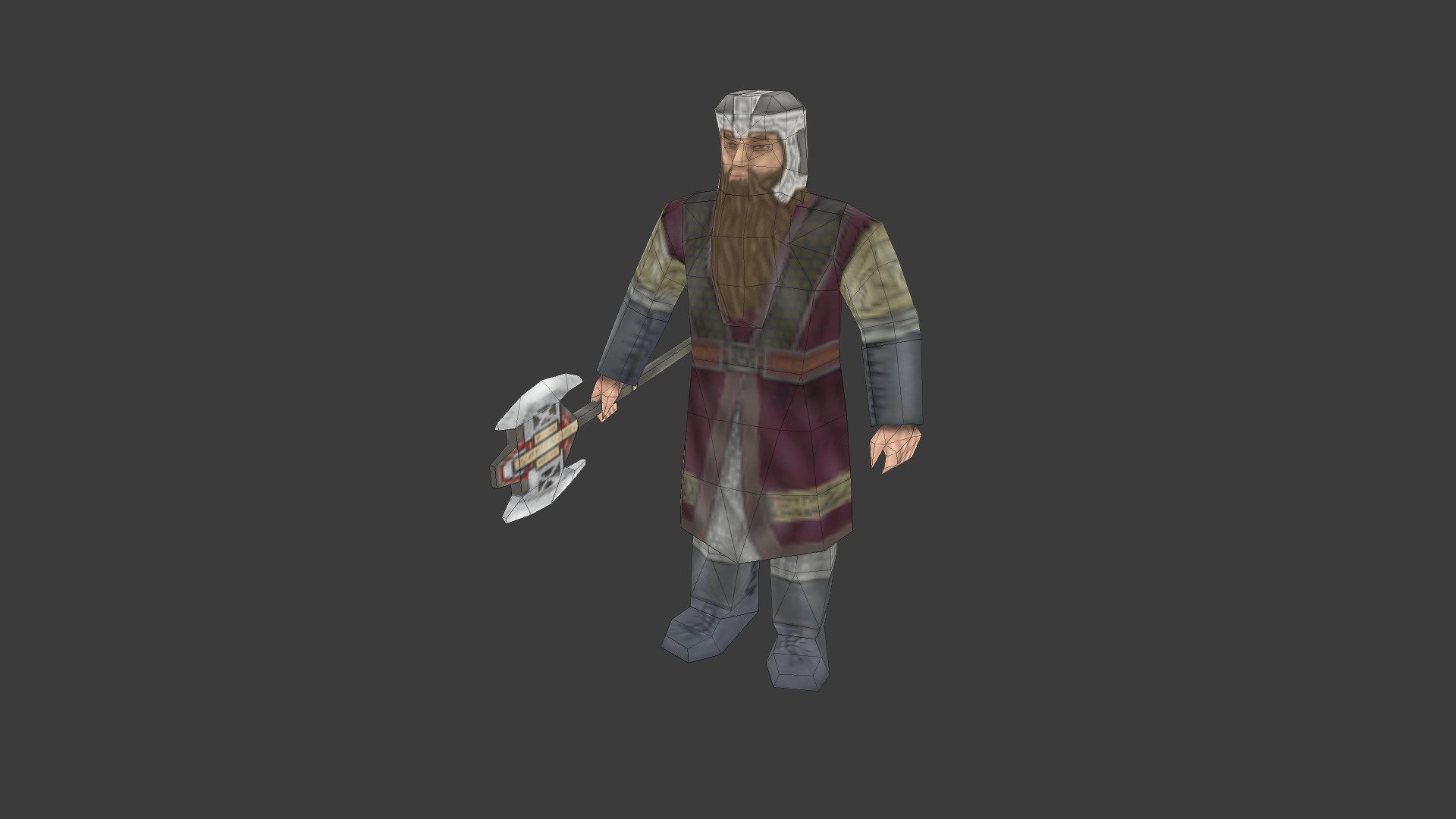 Dwarf (low poly) - 3D model by Arkadius (@DivusArkadius) [2234aa4 ...