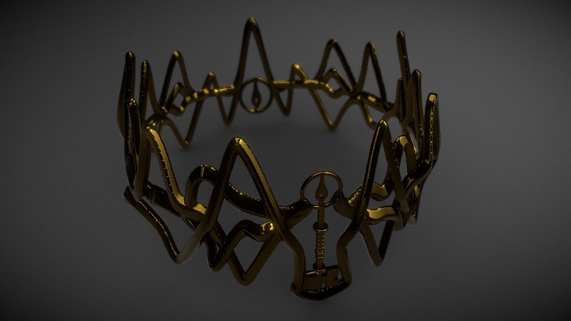 LOCKE AND KEY SHADOW CROWN UPDATE FOR PRINT - Download Free 3D model by ...