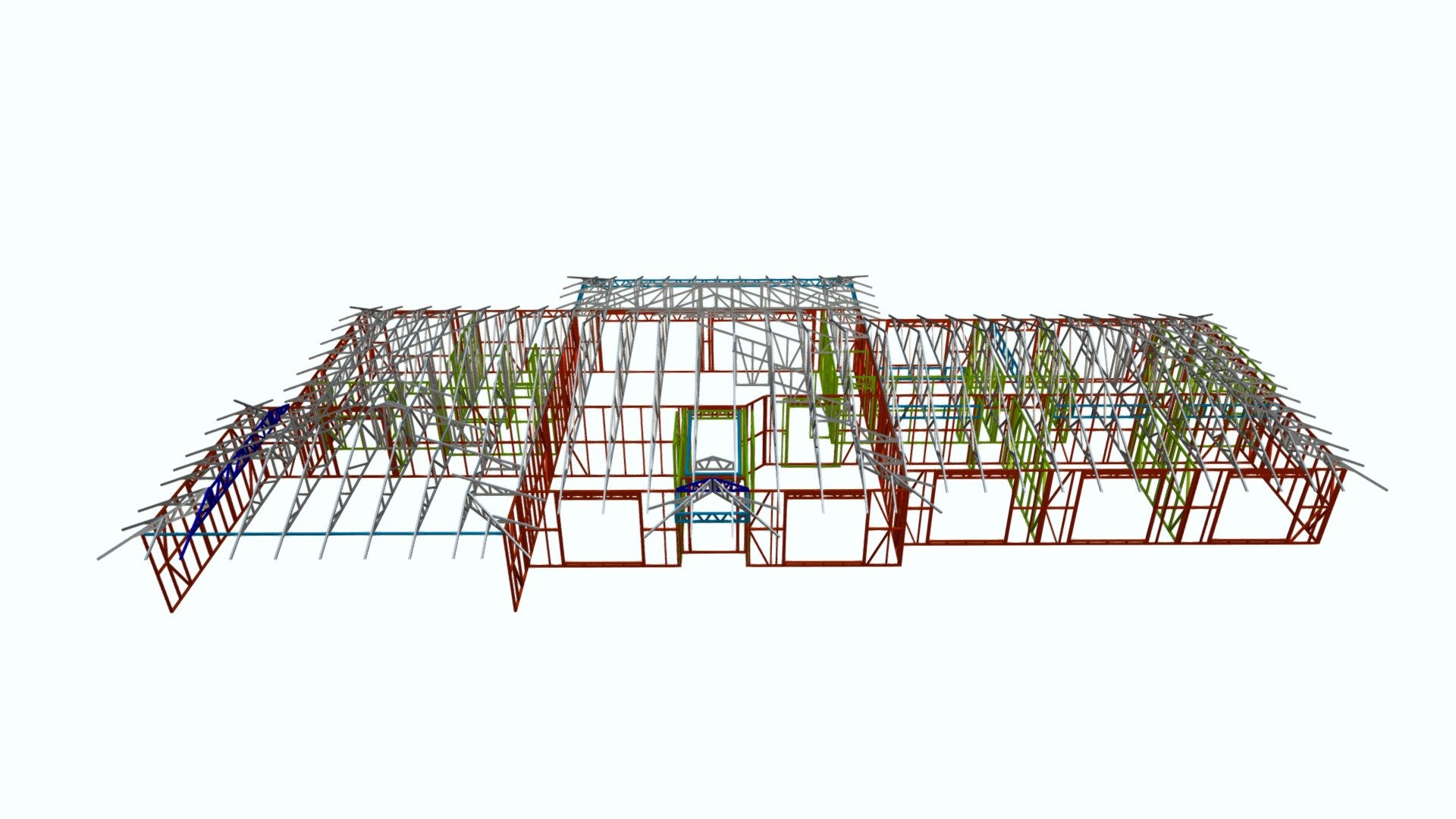 Framecad Steel Frame - 3D model by FRAMECAD [2235c41] - Sketchfab