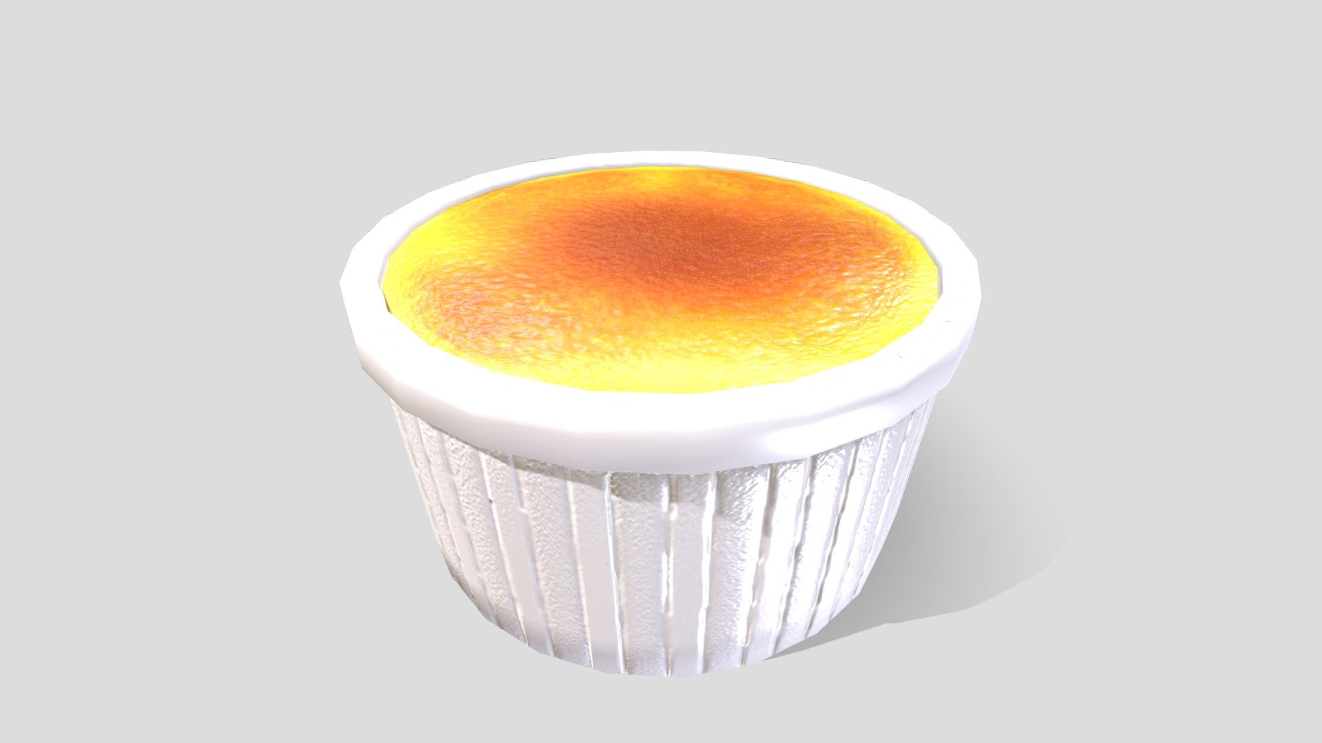 Baked pudding - 3D model by Riki (@Riki_misskey) [2235f07] - Sketchfab