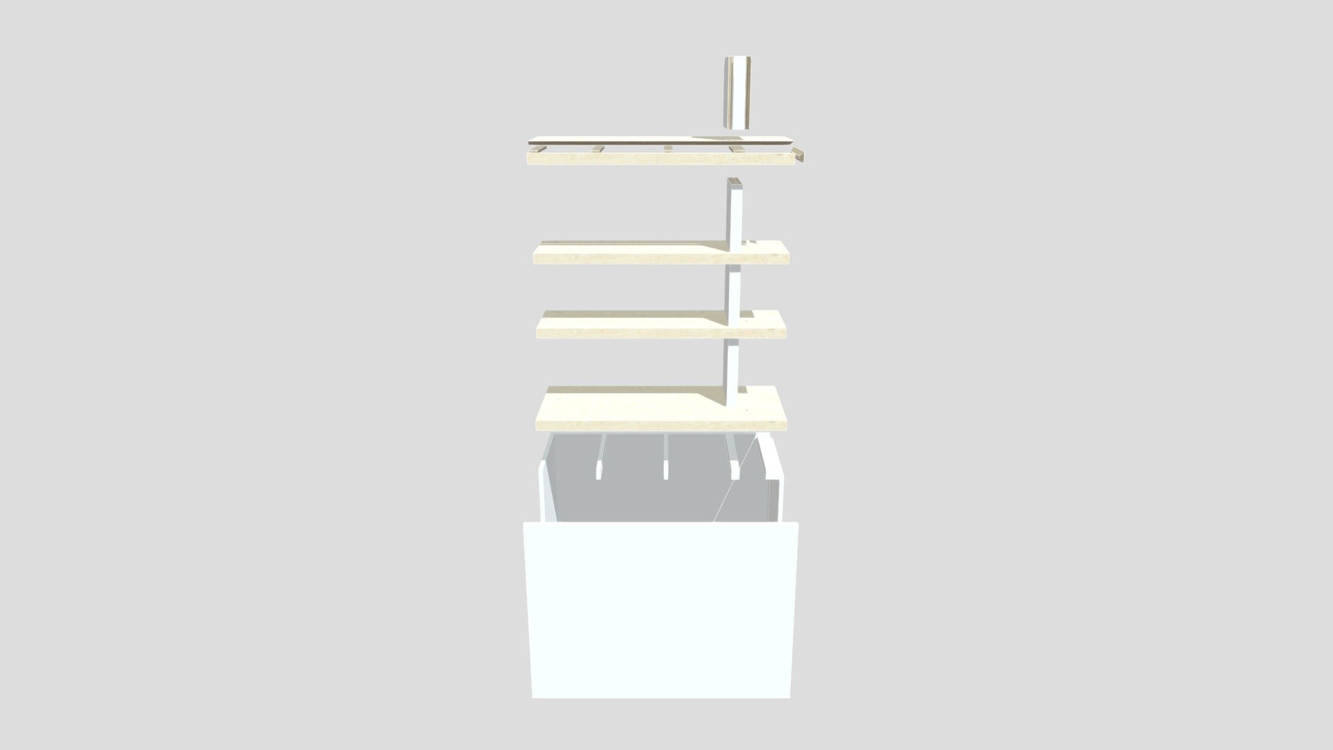 Shelf Exploded - Download Free 3D model by krigh [223634f] - Sketchfab