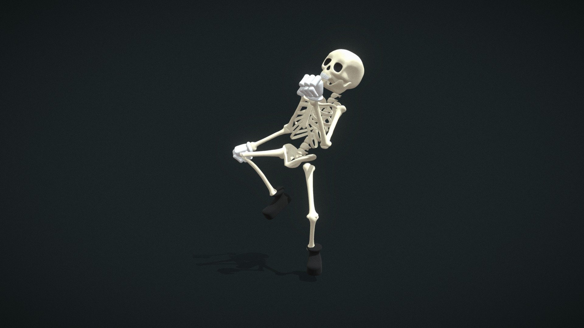 Spooky Skeleton Dance 2 - Download Free 3D model by rendr_zw (@zackw) [2236b72] - Sketchfab