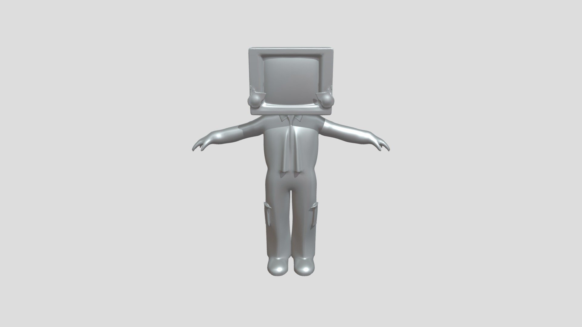 TV-headed humanoid figure - 3D model by Noctus (@DeepDark822) [2237412 ...