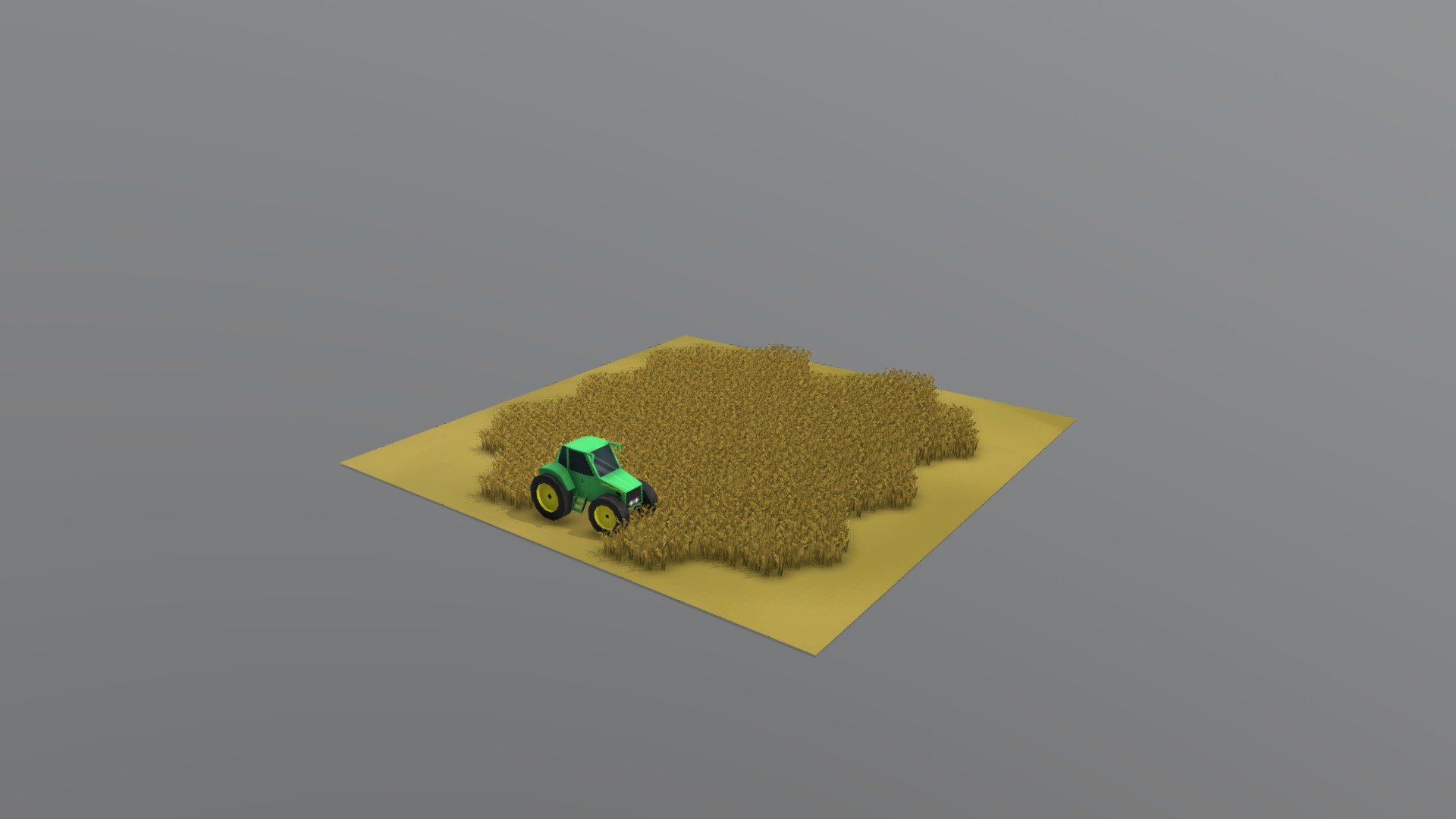 low-poly tractor - Download Free 3D model by Saorix [2238874] - Sketchfab
