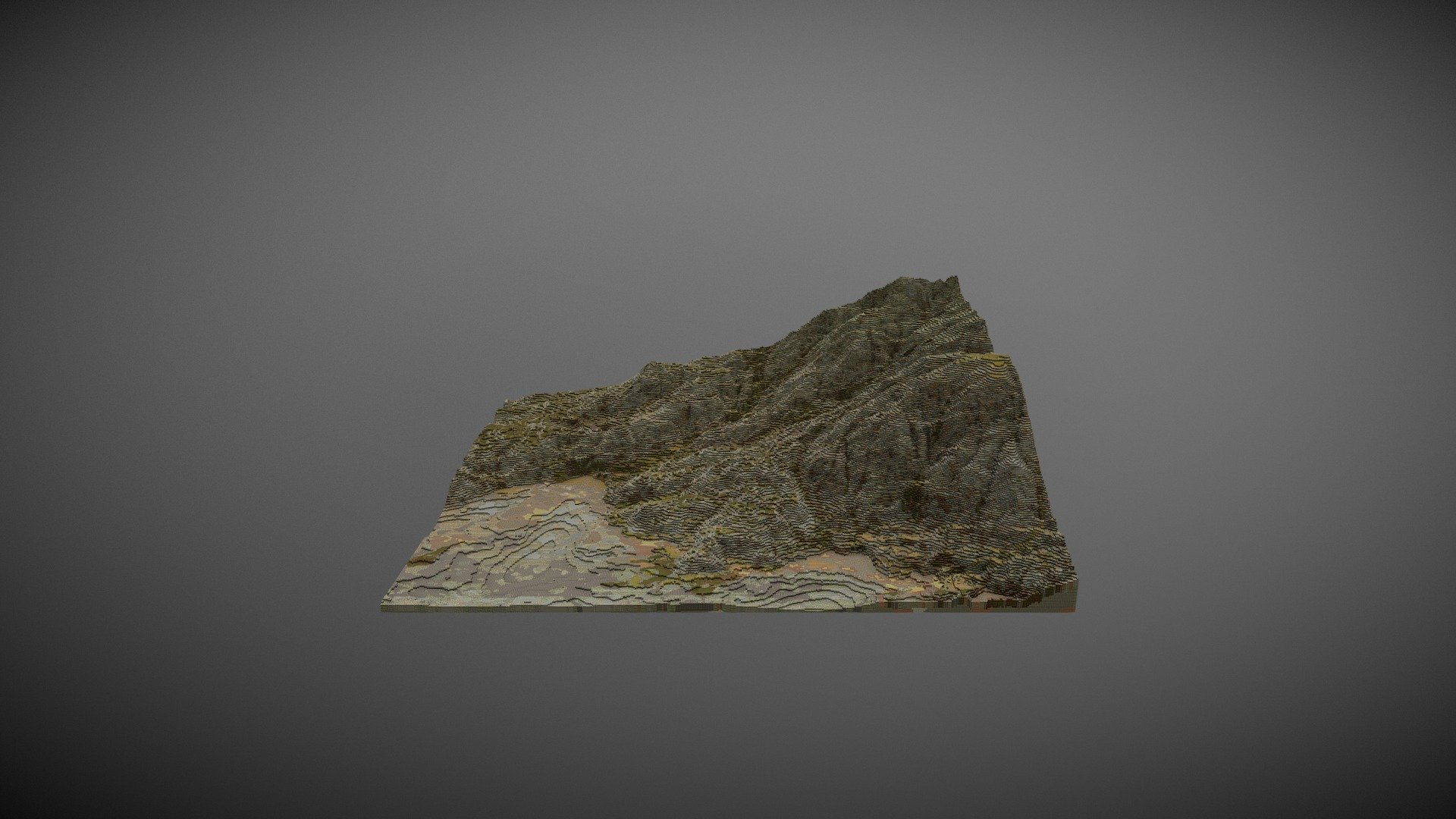 Minecraft Coastline (test) - 3D model by razordawn [2238fd3] - Sketchfab