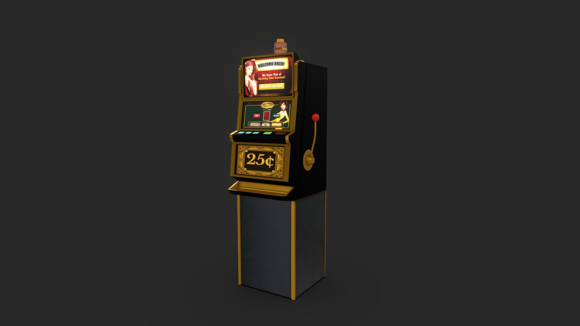 Slot Machine - Buy Royalty Free 3D model by Unreal Designer ...