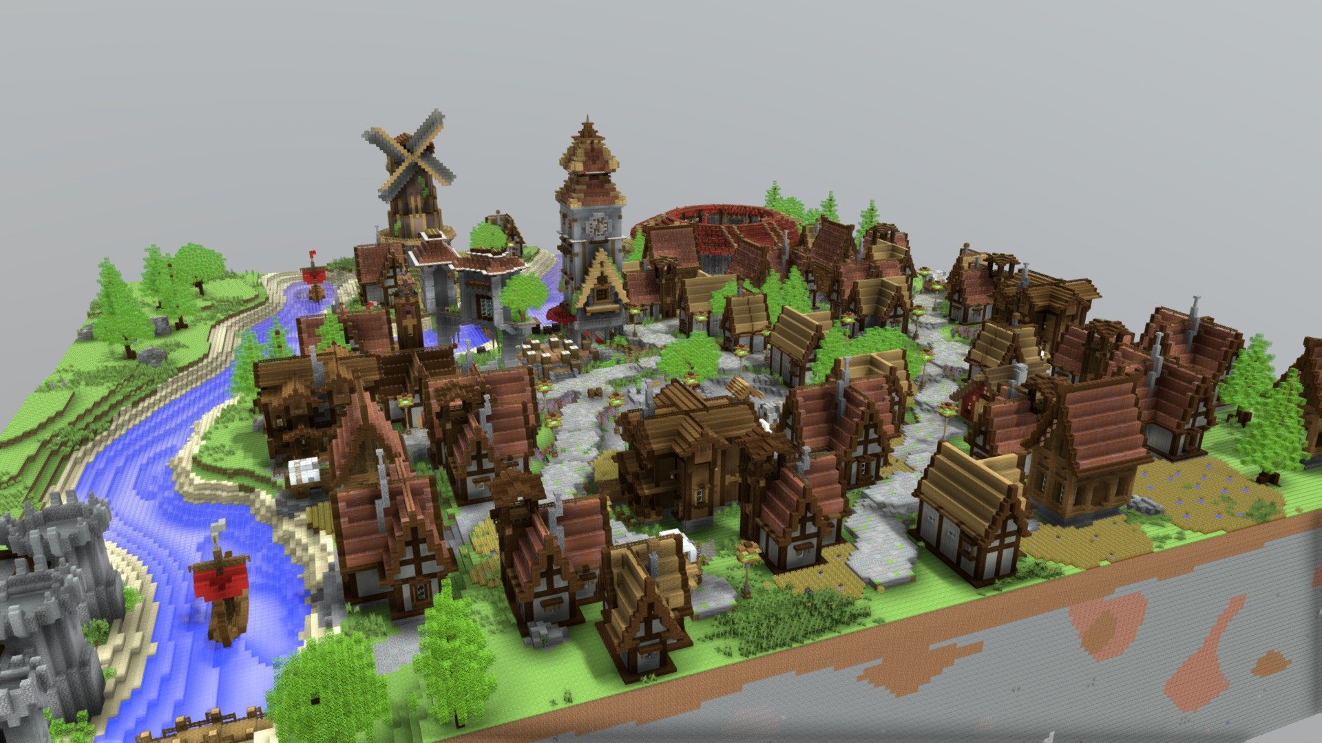 Town project made by Matilaina - Download Free 3D model by Matilaina ...