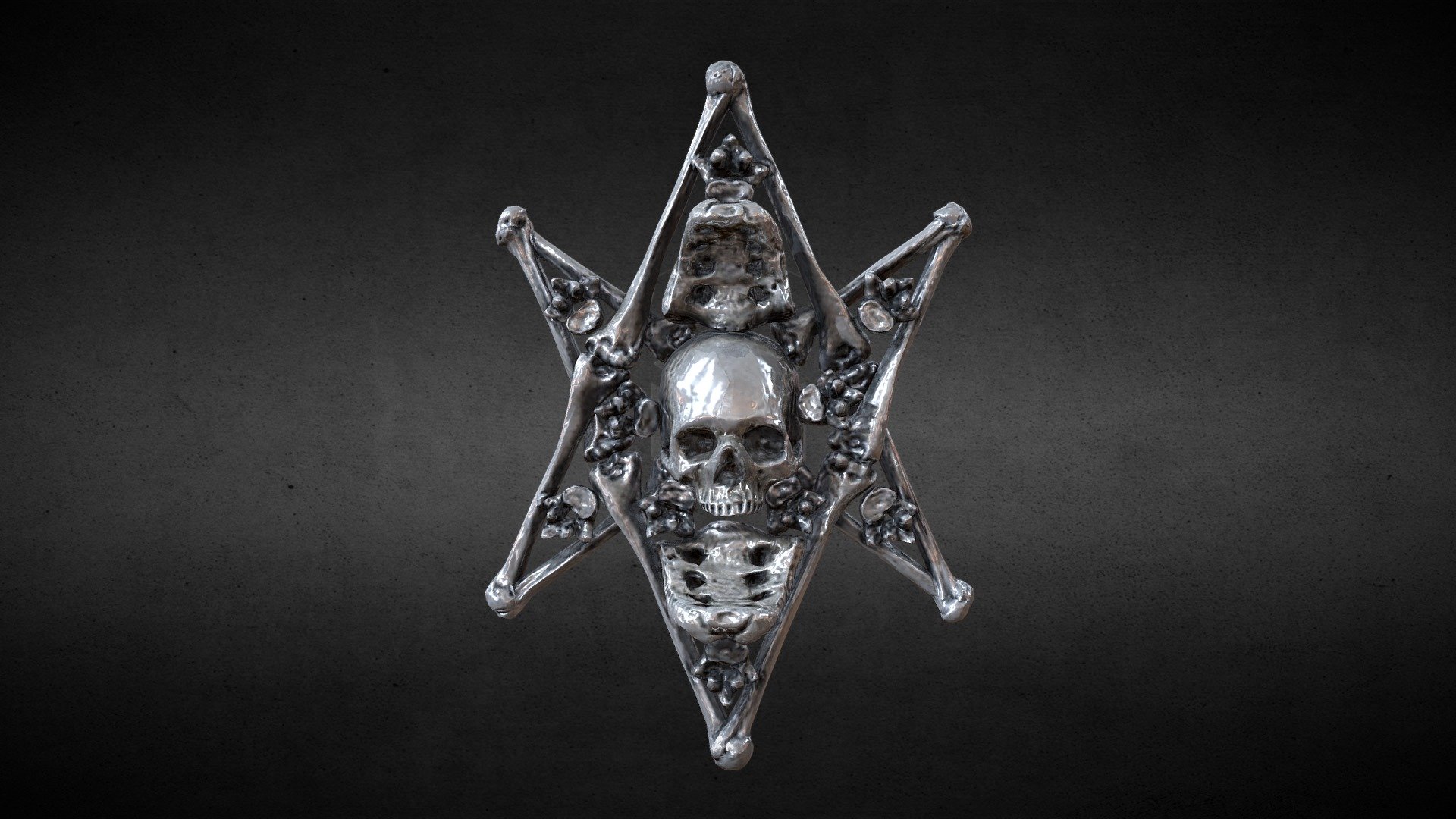 Pendant Jewelry - Skull Thelema - 3D model by MechanicalWhispers ...