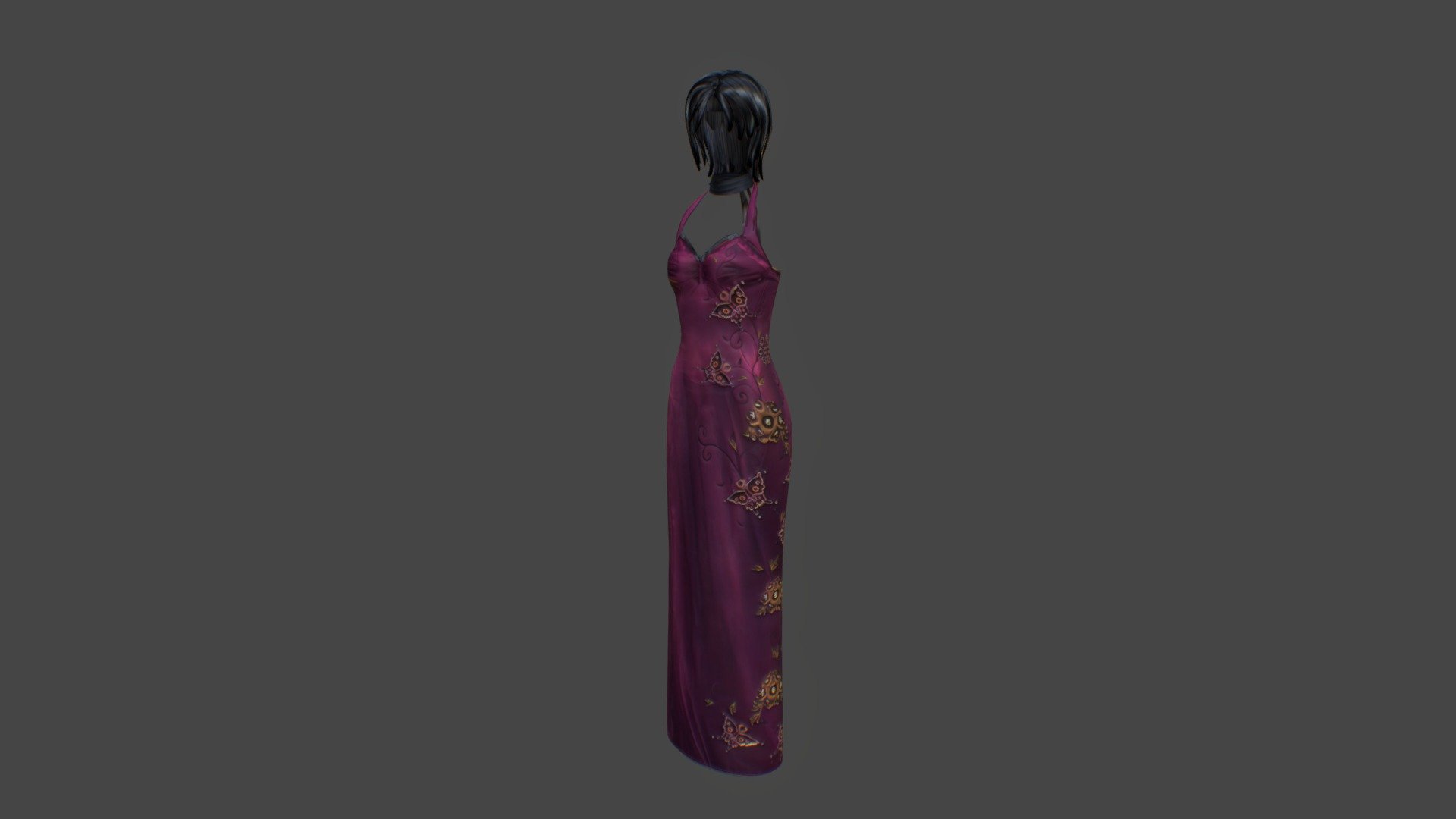 Ada Dress - Download Free 3D model by artron.classic [223d2e2] - Sketchfab