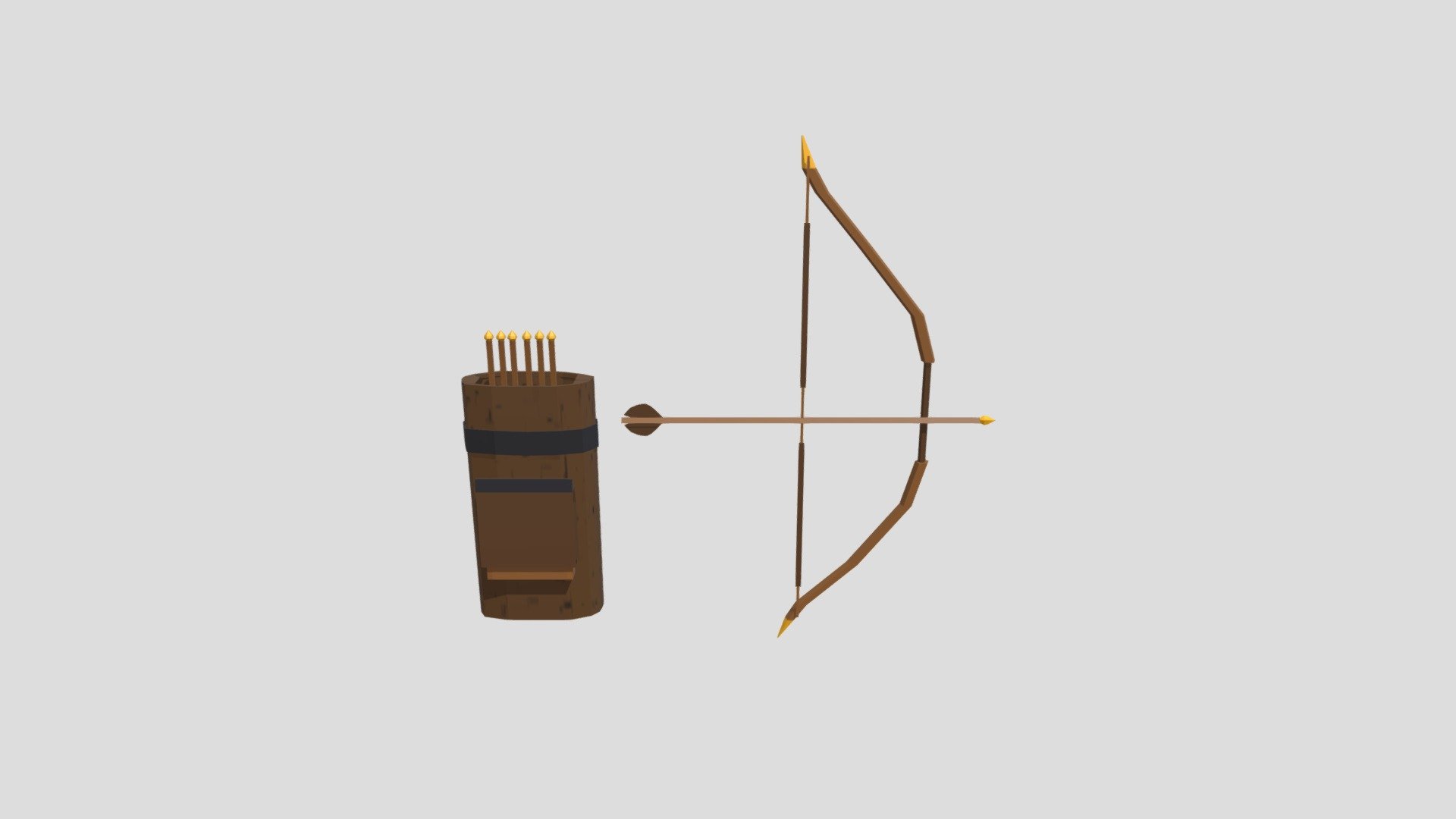 Bow - Download Free 3D model by Kleuber Cardoso (@Kleuber) [223e61e ...