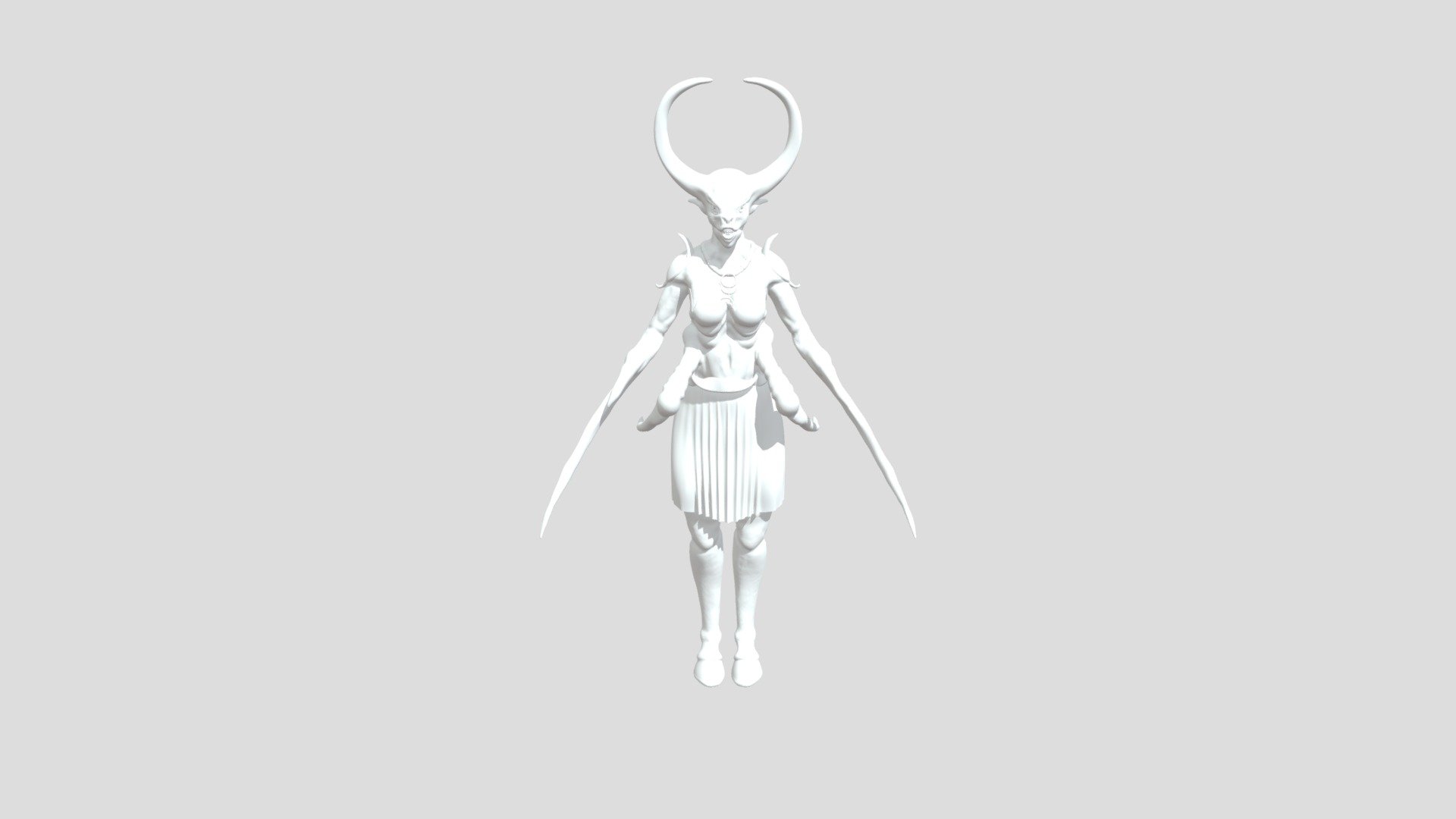 Slaanesh Demon - 3D model by Nithierik [223e671] - Sketchfab