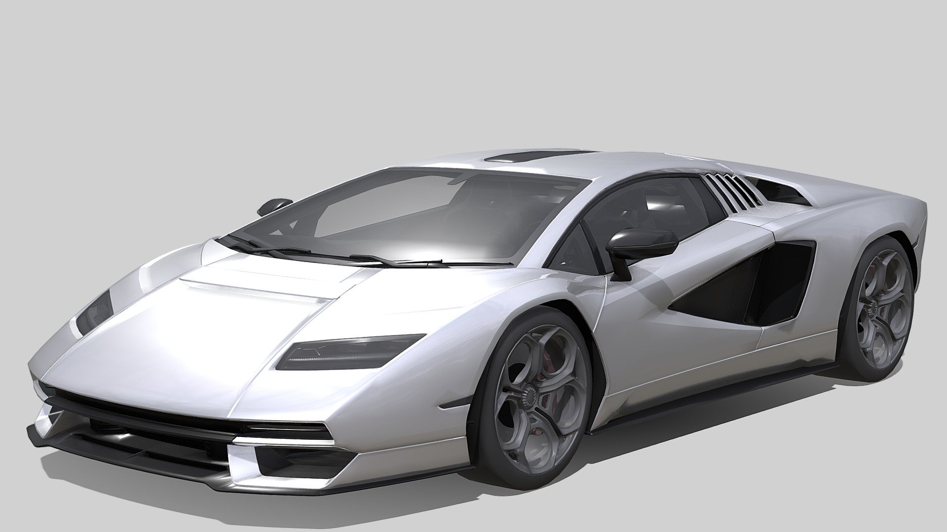 Lamborghini Countach lpi 800 2022 - Download Free 3D model by Phazan ...