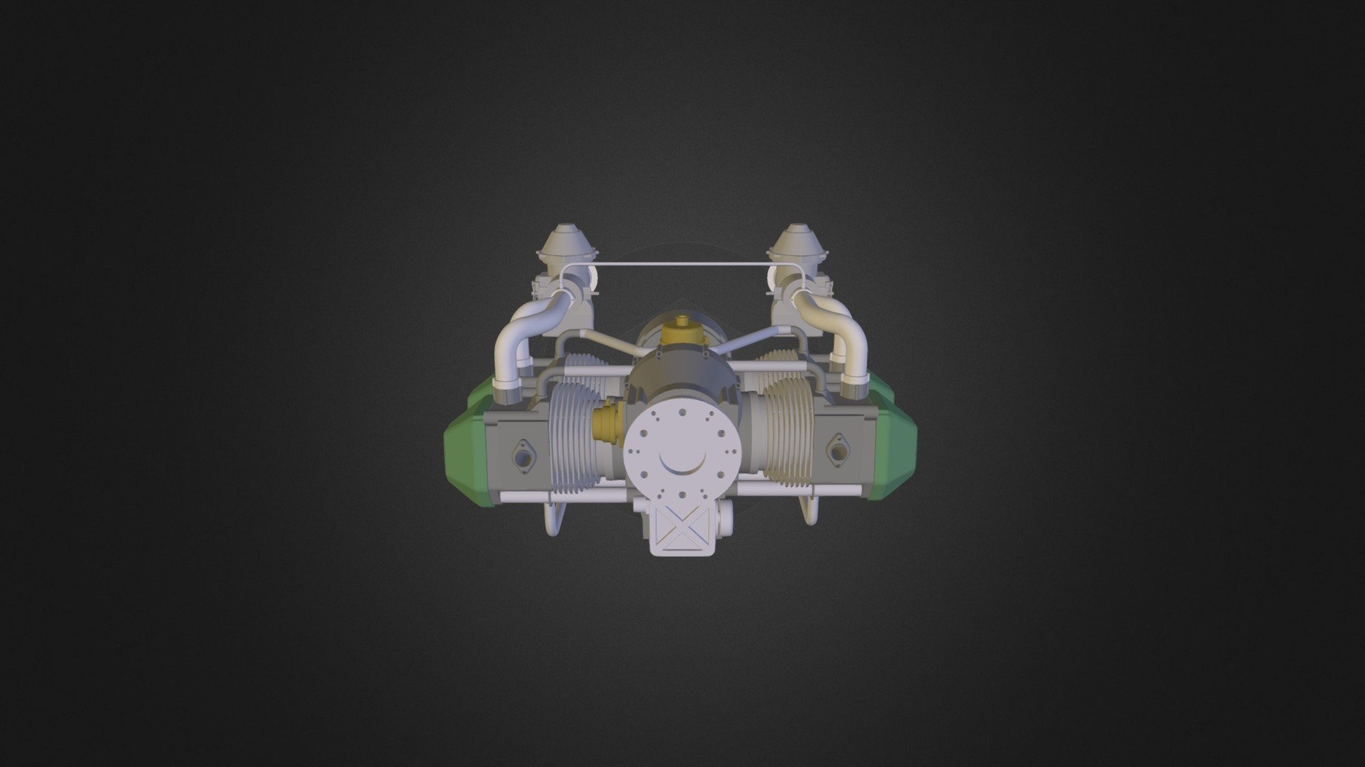 Rotax Engine - 3D model by Travis (@travis-07) [2242bad] - Sketchfab