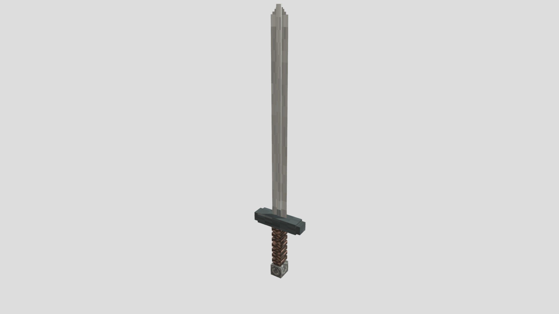 [ Minecraft ] 3D Iron Sword - Download Free 3D model by HashtagLoulou ...