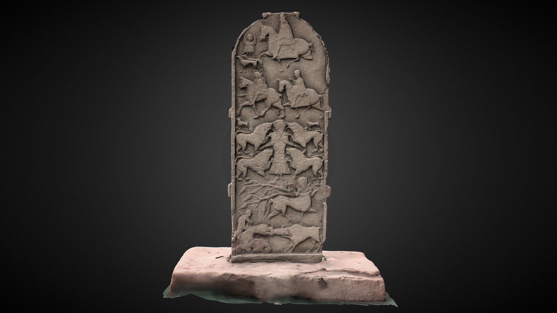 Meigle 2, Pictish Symbol Stone, Meigle Museum - Download Free 3D model ...