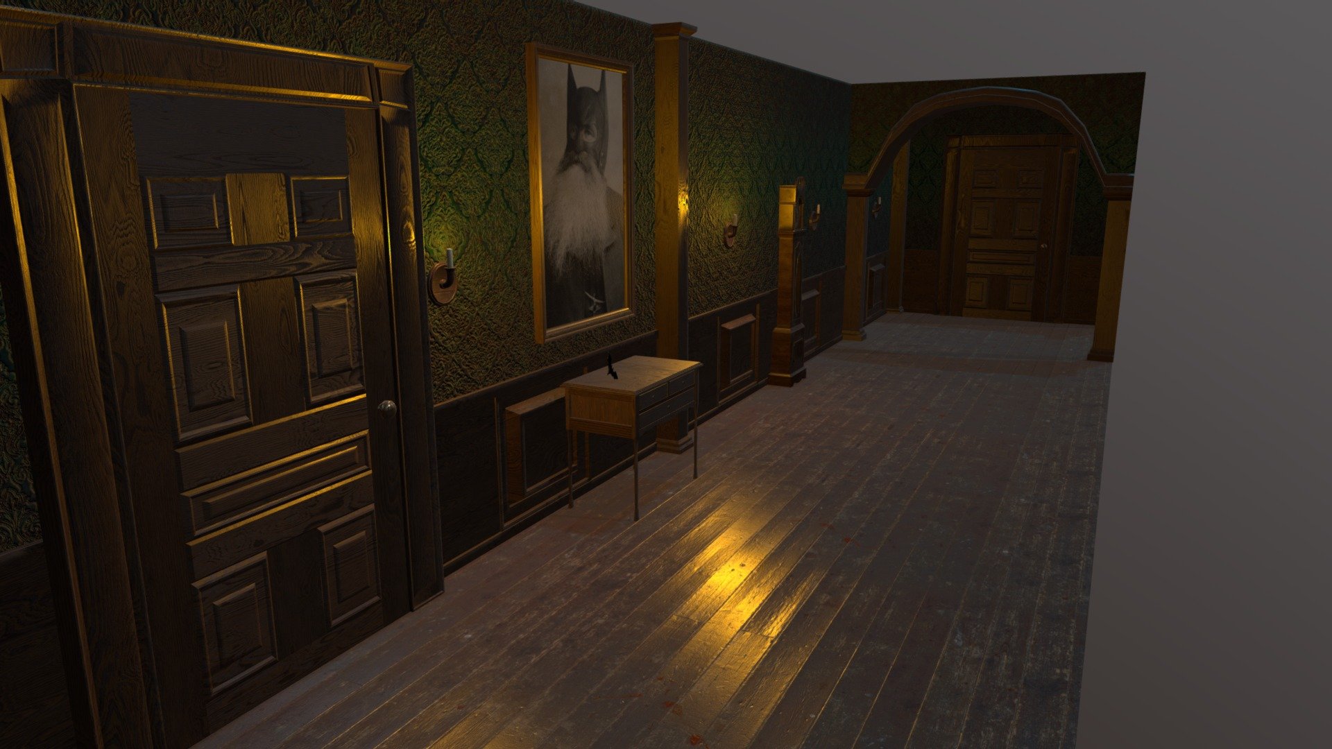 W. Manor 1855 - Joseph Morris Diorama Project - Download Free 3D model ...