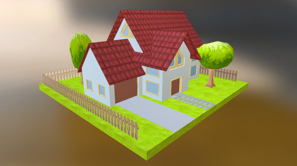Big House - 3D model by andrens [2248f50] - Sketchfab