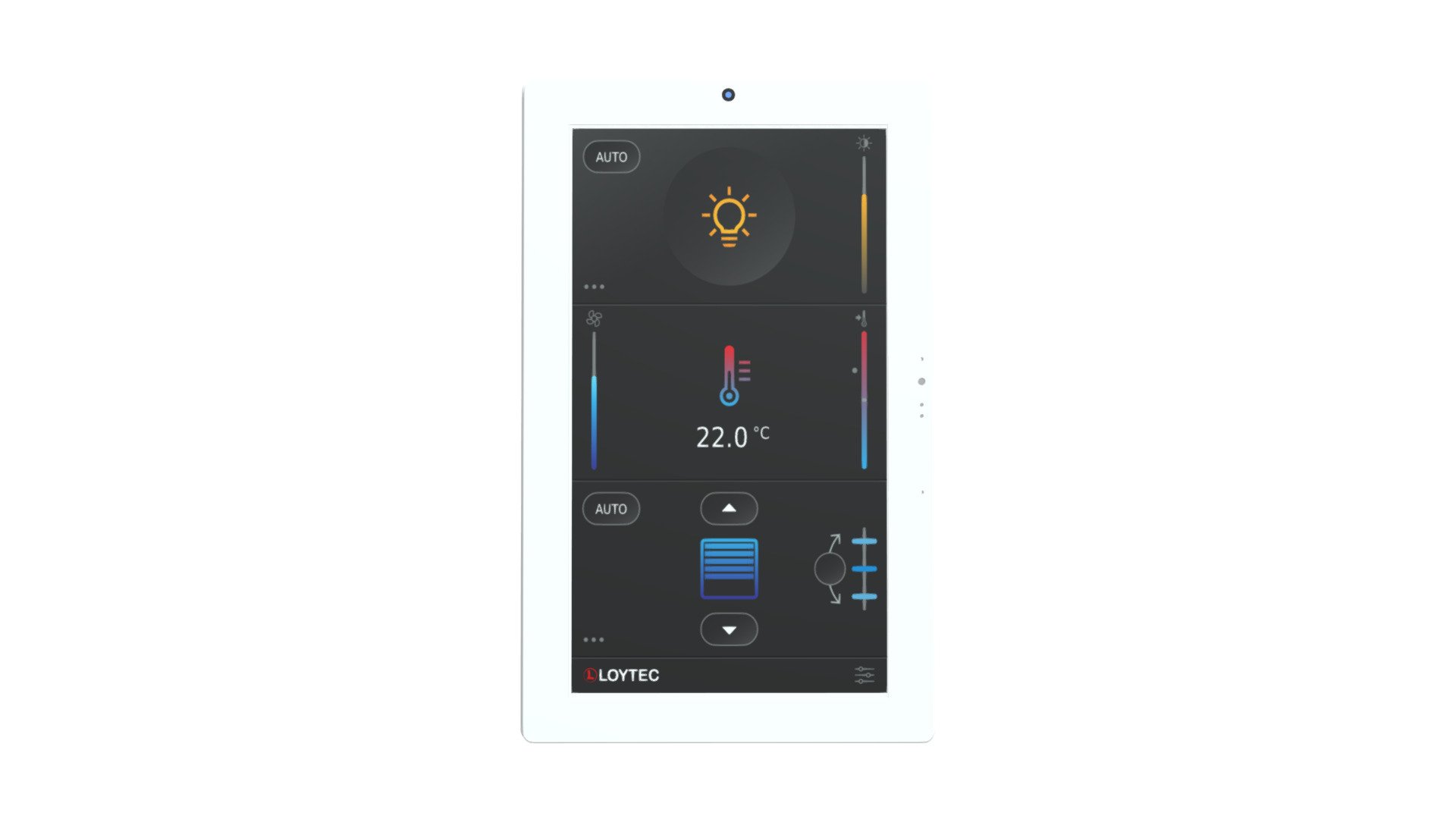 LPAD-7 Touch Panel - WhiteFront and Dark Skin - 3D model by LOYTEC ...