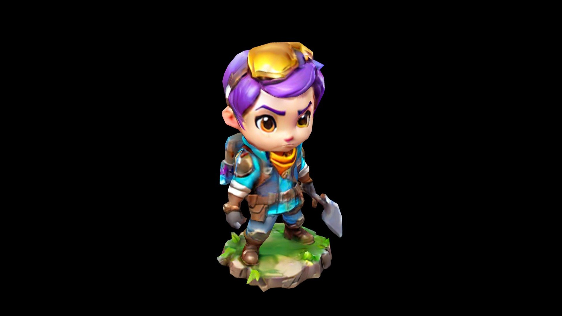 Chibi Fighter - Download Free 3D model by klrxyz [225020a] - Sketchfab
