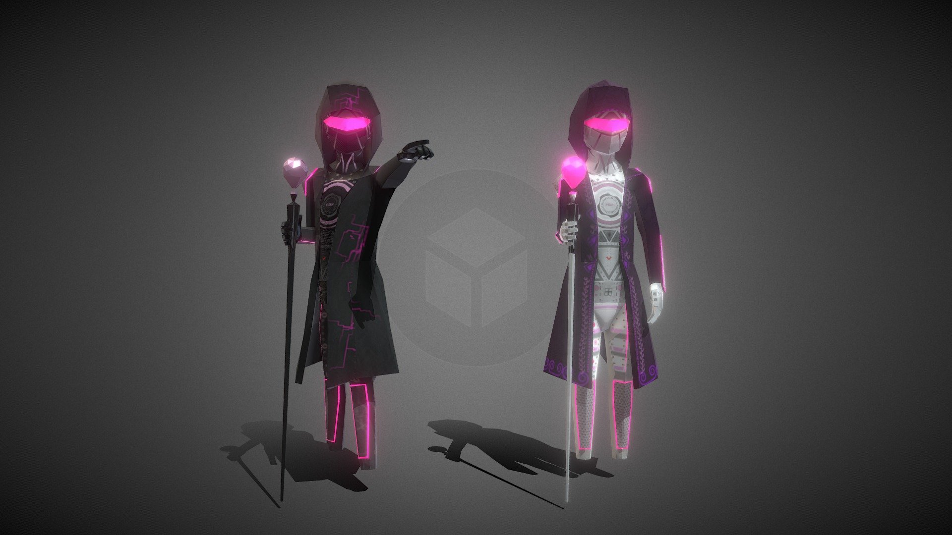 100RB Wizard and Staff | DCL Wearables - 3D model by Low Poly Models ...