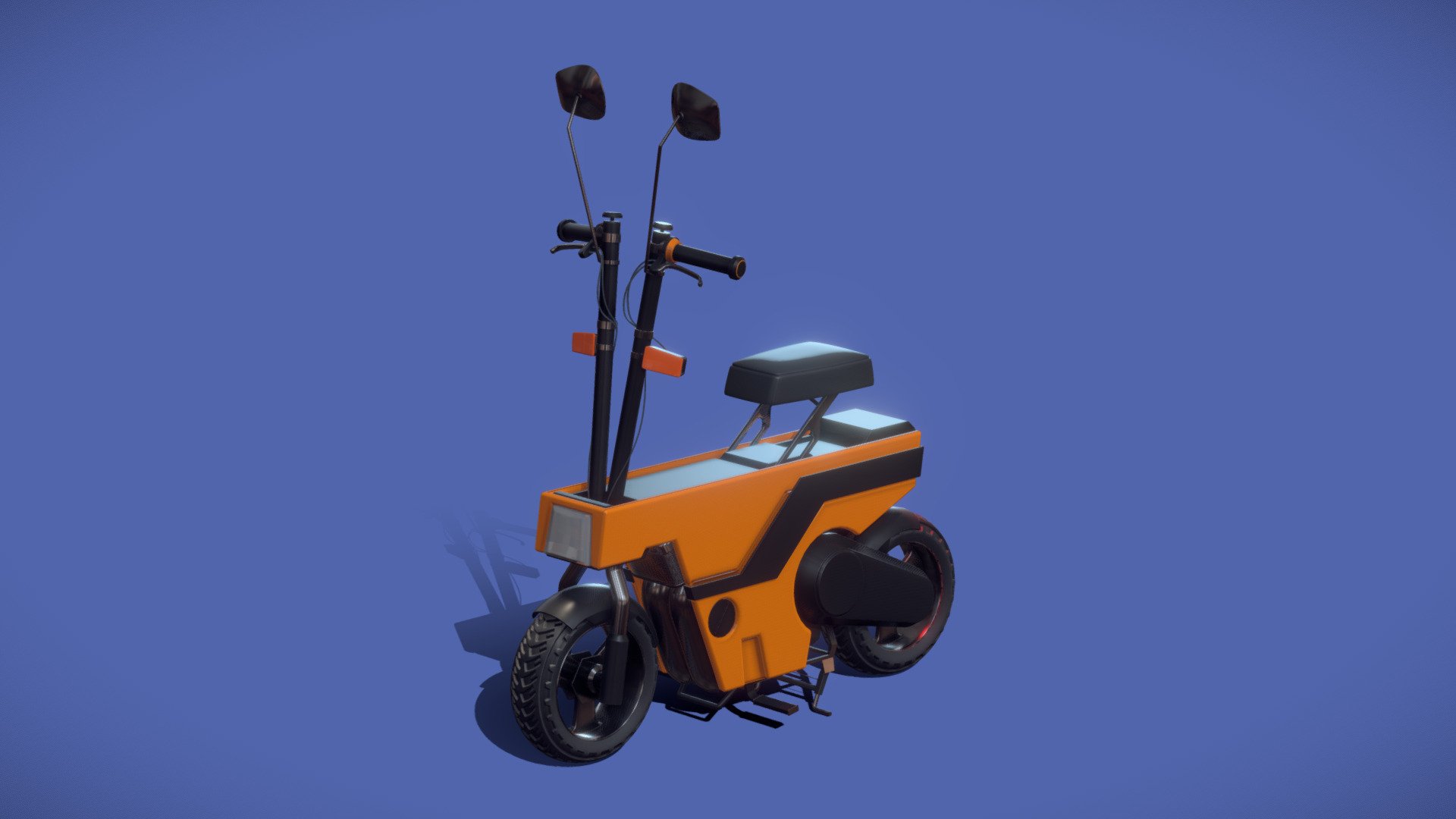Honda Motocompo - 3D model by David Junghanns (@davidju) [2251ac0 ...