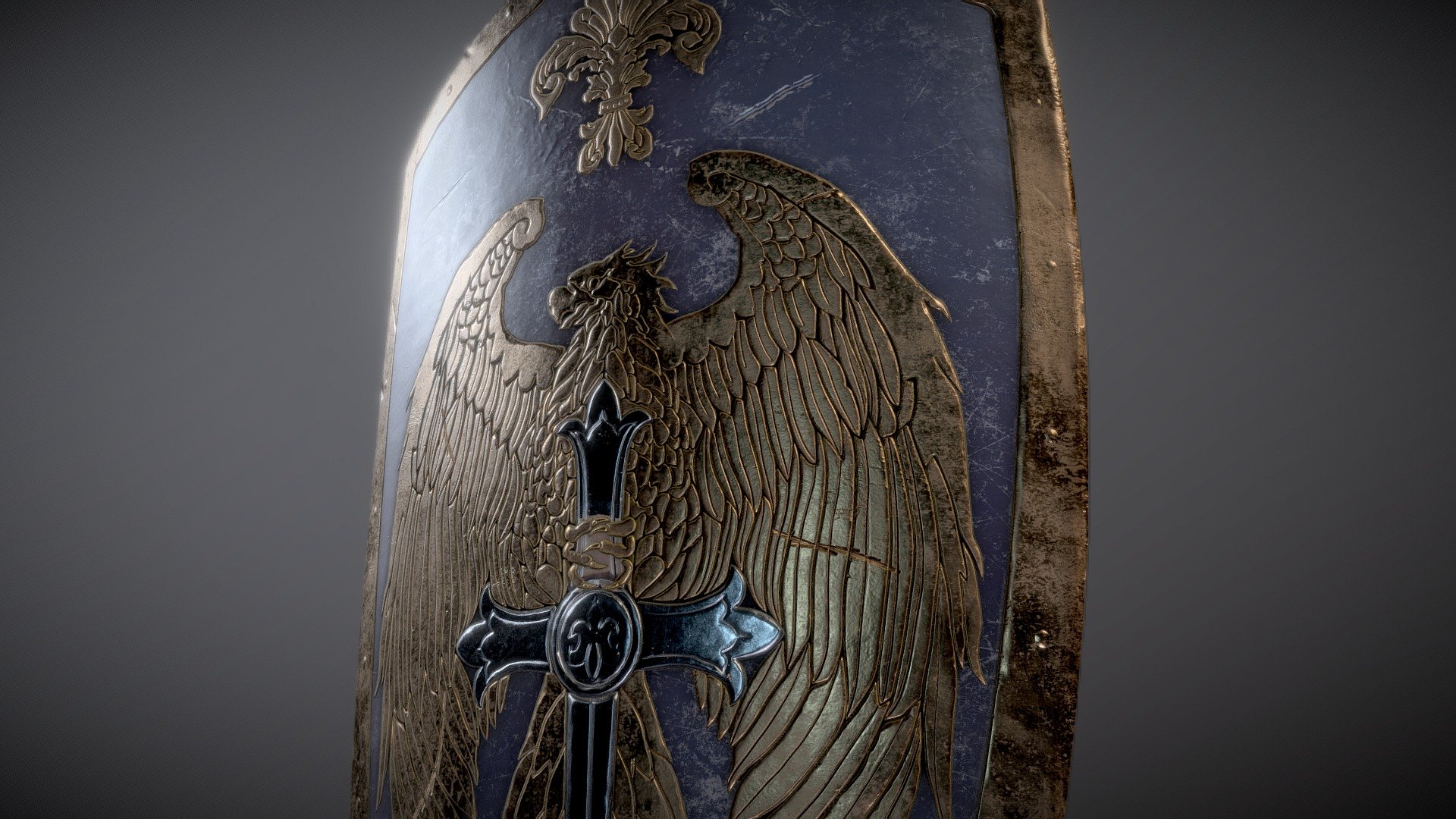 Eagle Shield - 3D model by johnboecker1116 [22537b3] - Sketchfab