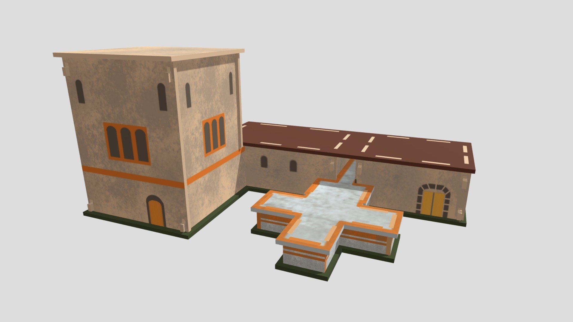Temple - Tahala - 3D model by brizingr [22539ae] - Sketchfab