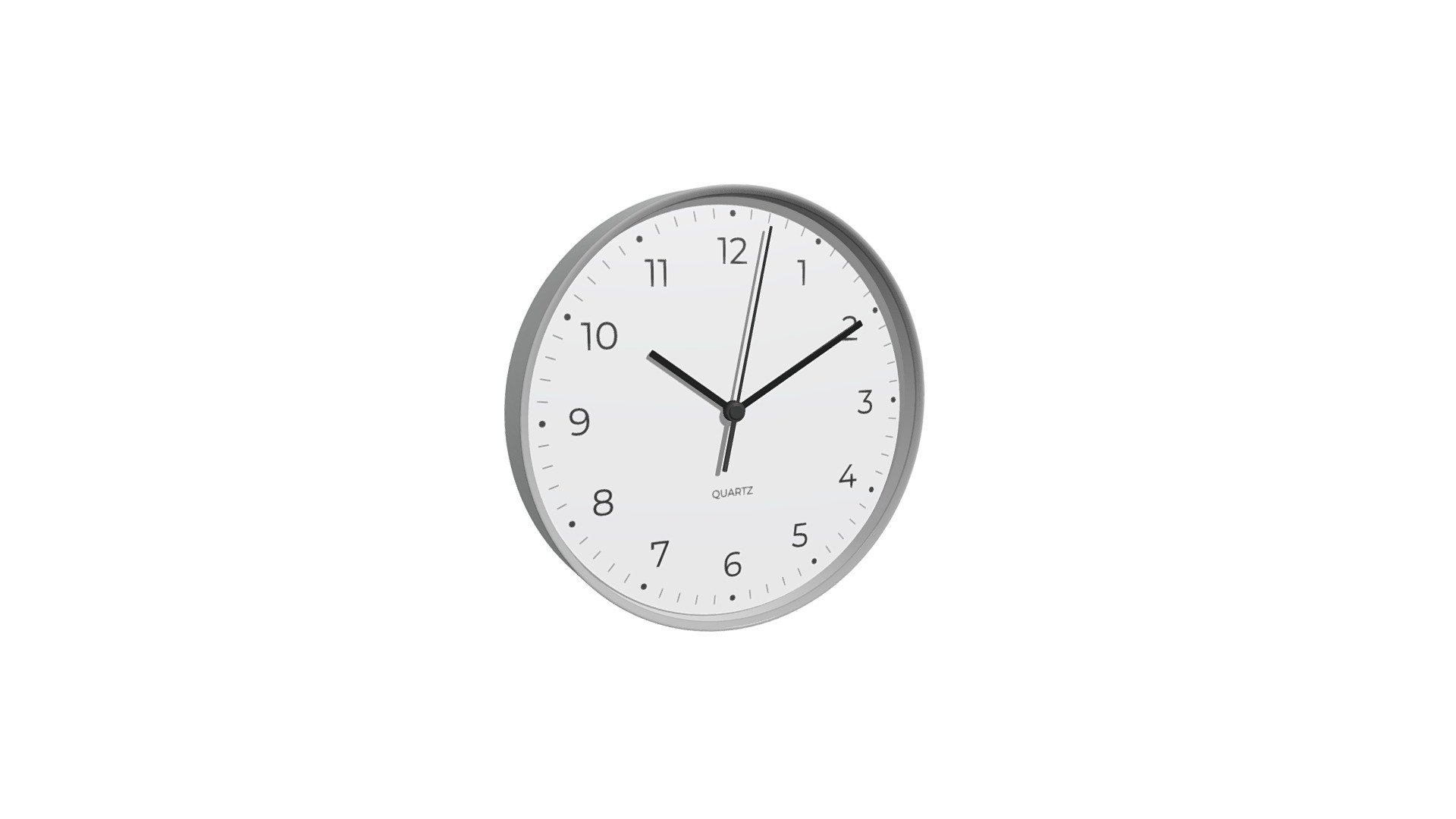 Analog Wall Clock - White - Buy Royalty Free 3D model by Martin Ibbett ...