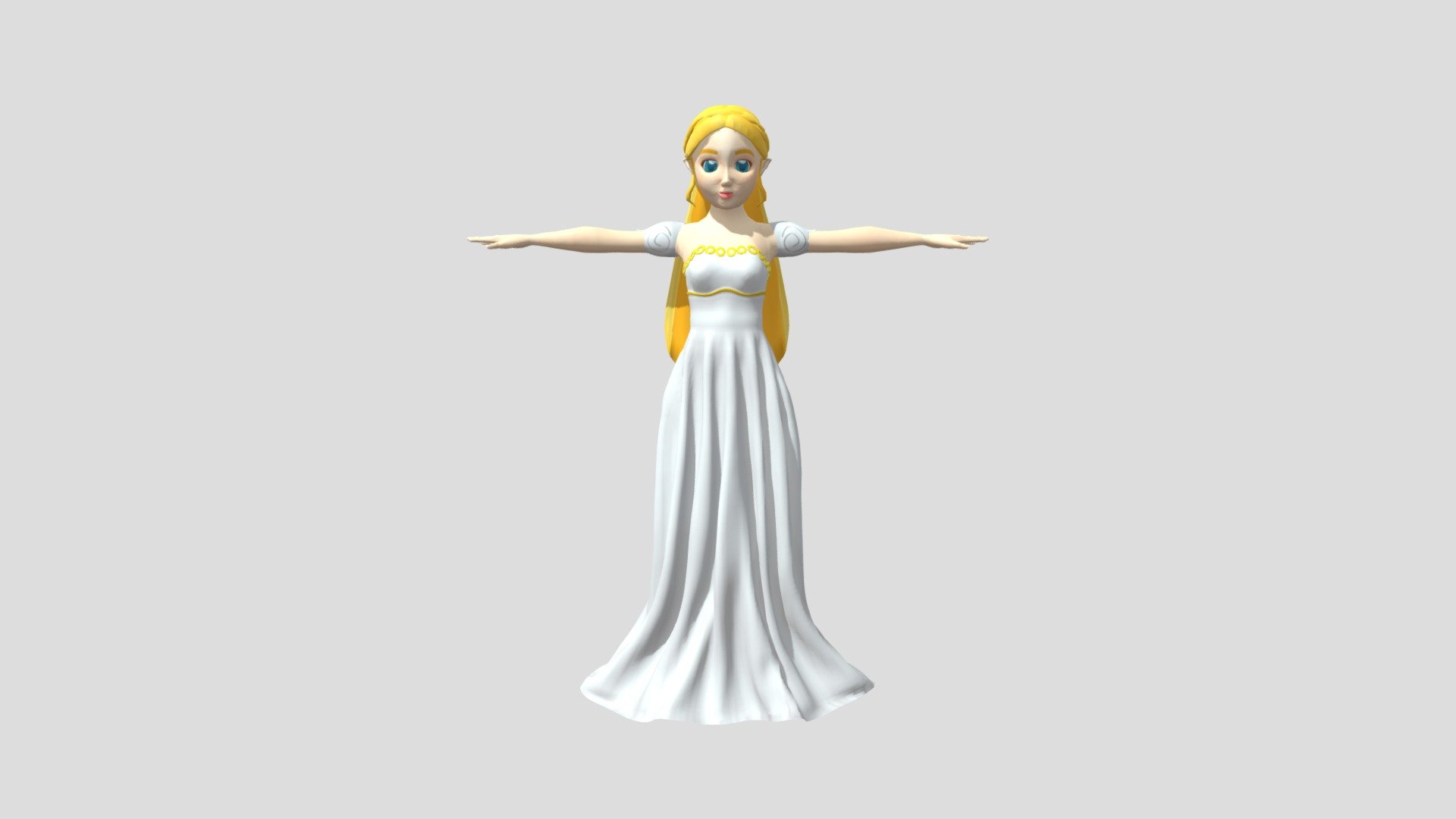 Princess Zelda - Download Free 3D model by abigail._.carrillo [2258532 ...