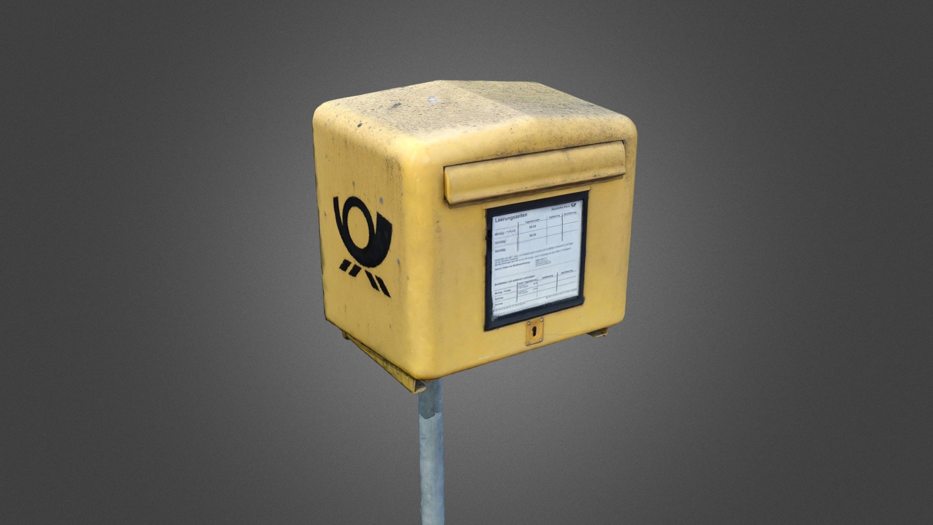 German Post Box - Download Free 3D model by Eydeet [22599c9] - Sketchfab