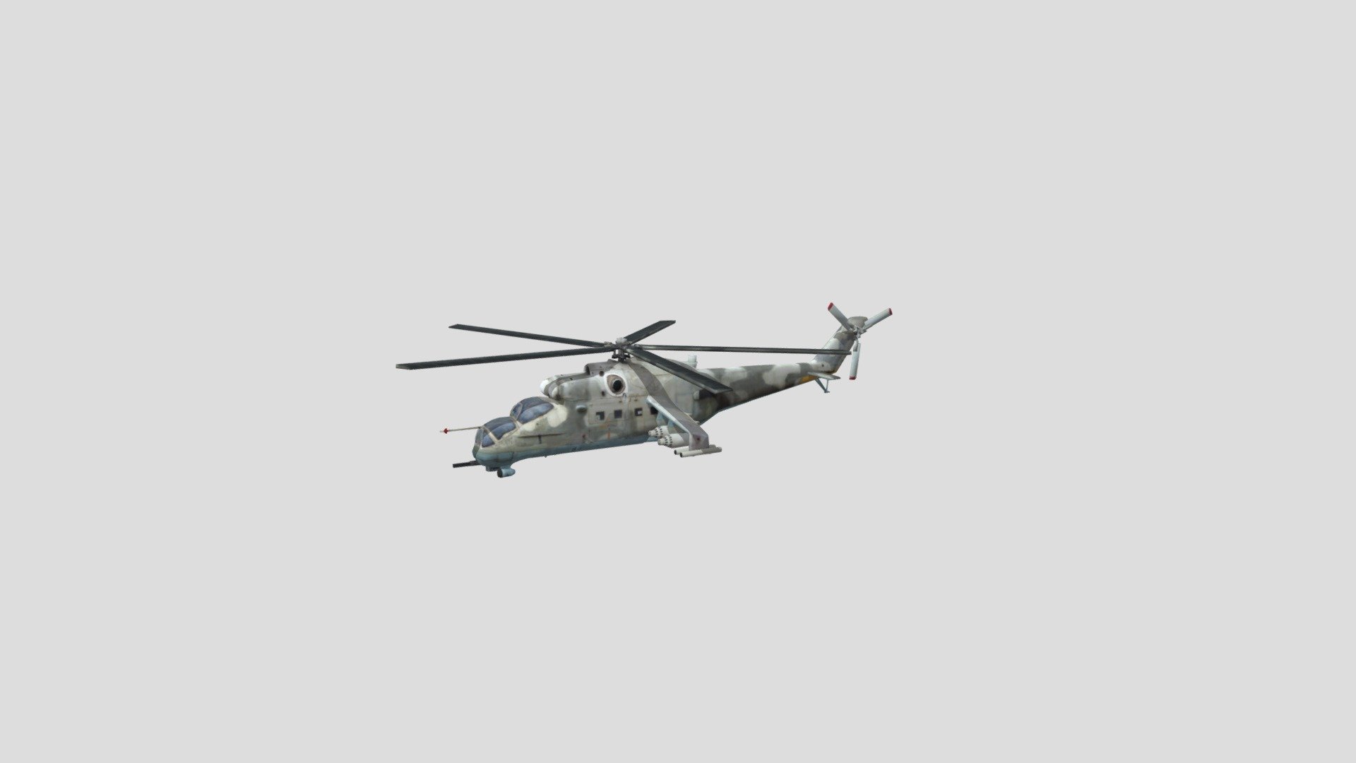 Mi-24 Hind - 3D model by ambarikan [225a721] - Sketchfab