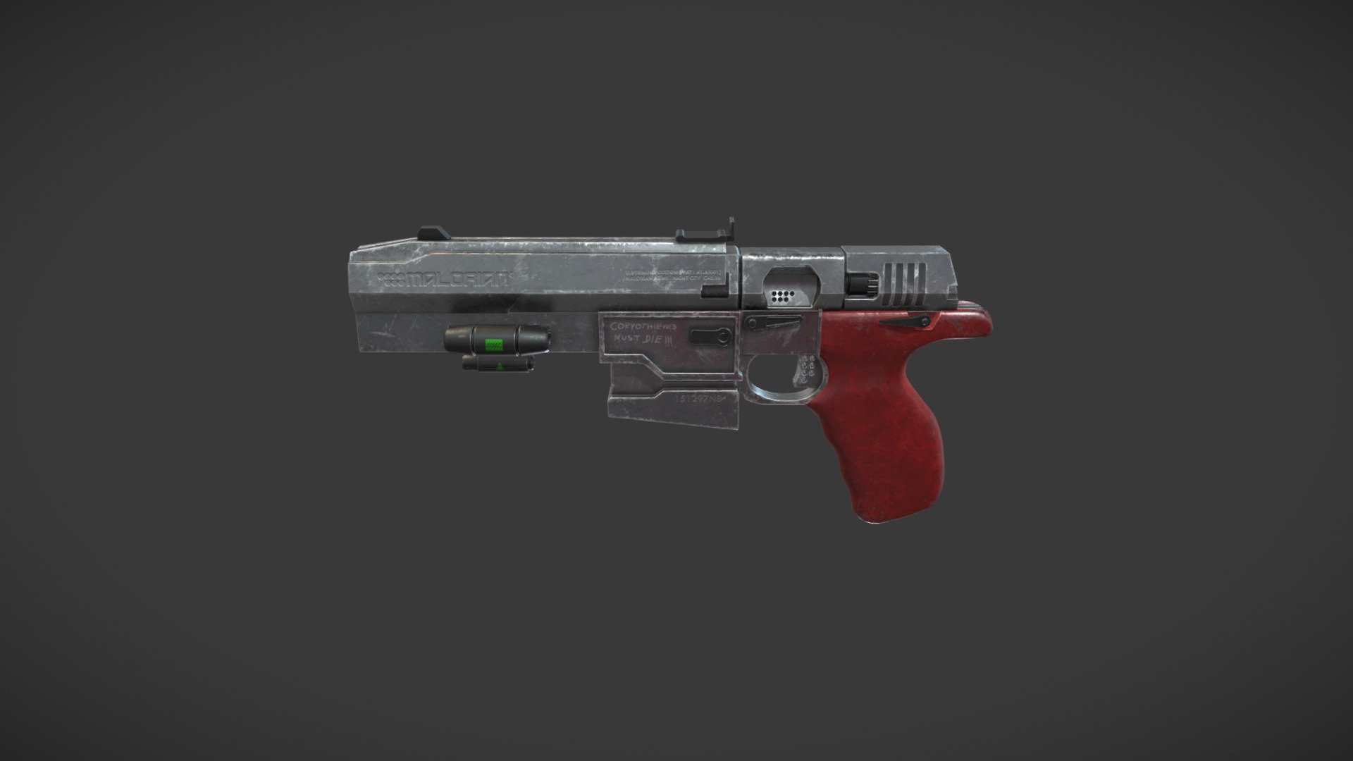 Malorian arms 3516 - 3D model by alimekk [225d904] - Sketchfab
