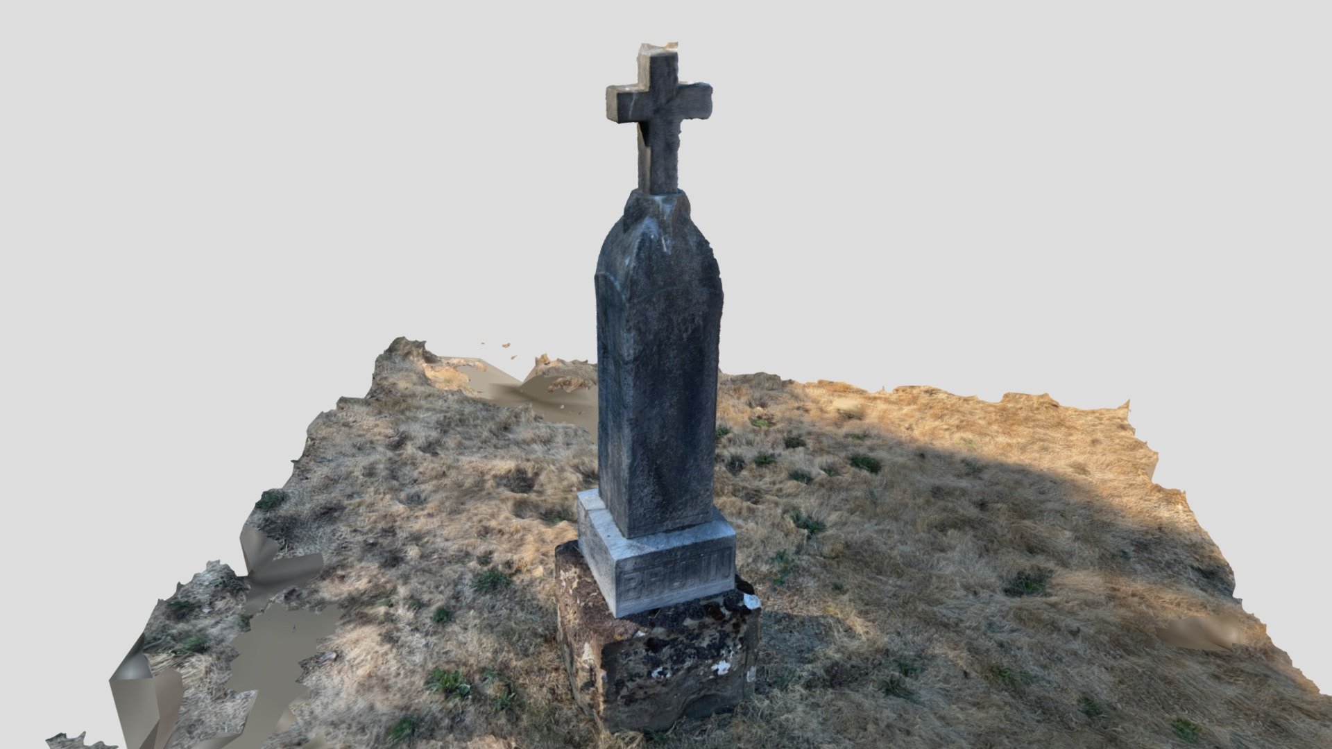Cross tombstone 01 - 3D model by Reo Creative Scanning ...