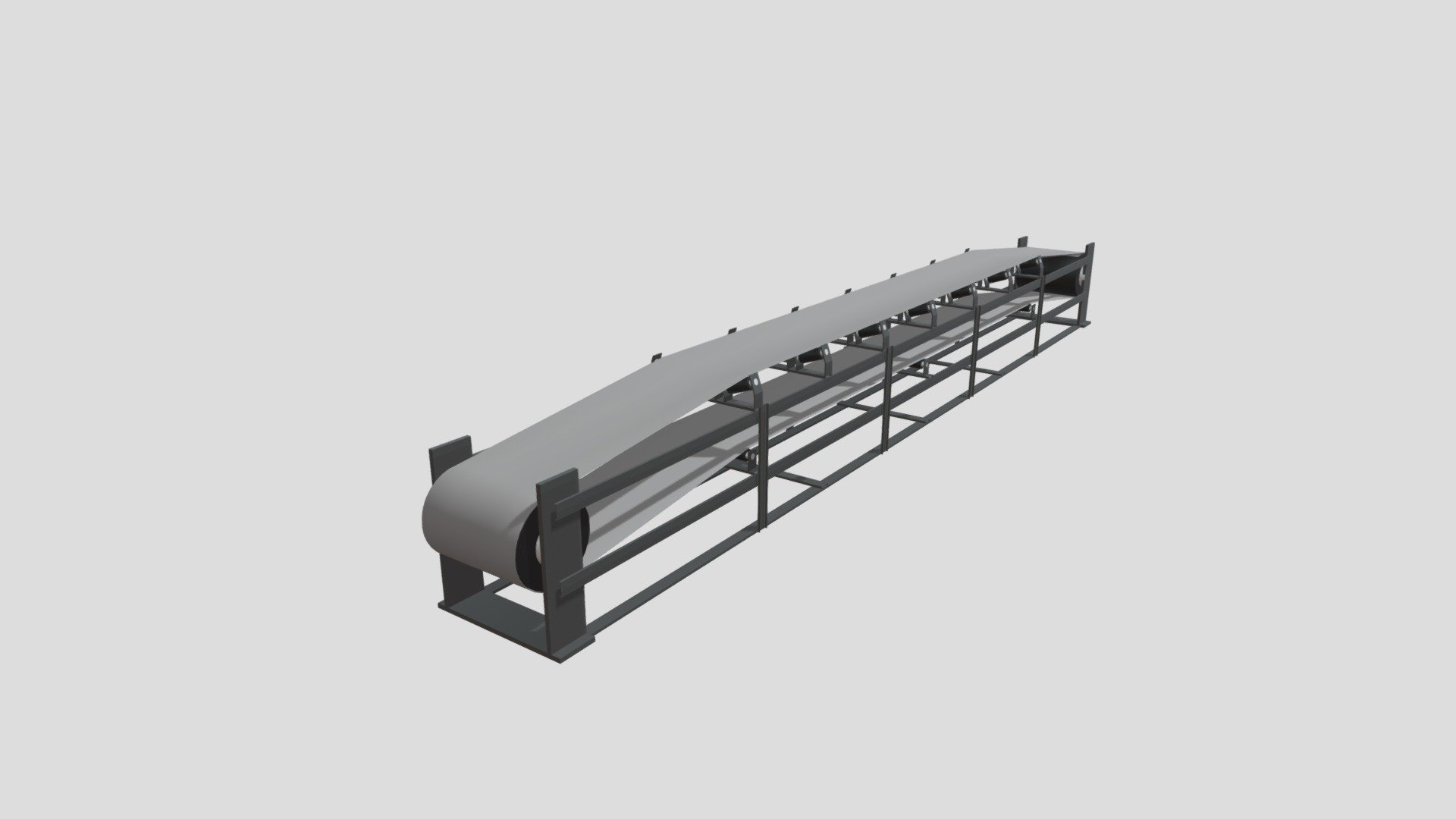 Industrial conveyor belt - 3D model by Auriston Pacheco (@Auriston ...