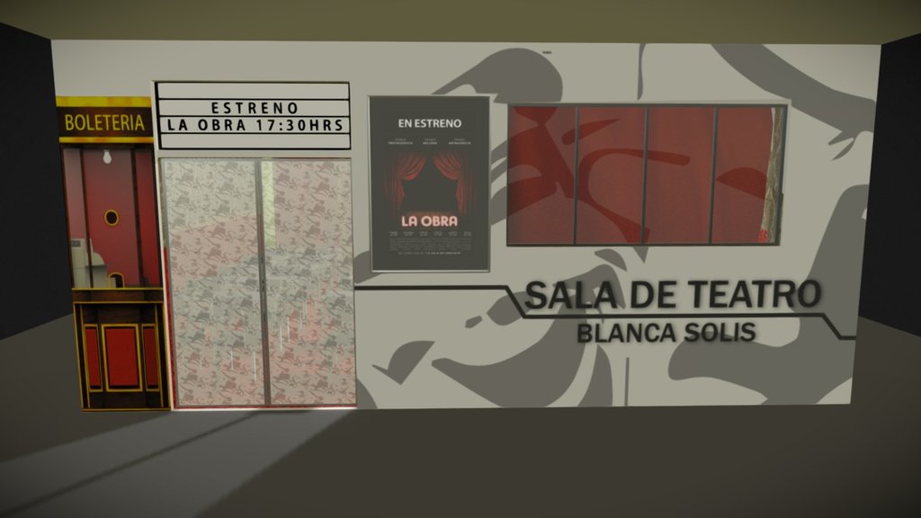 Aula Tematica Teatro CAM - 3D model by este.venegas [2260849] - Sketchfab