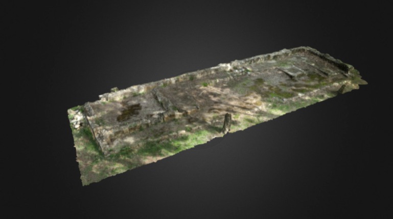 Uxmal C-shaped str. 2 - 3D model by yucatan [2260b14] - Sketchfab