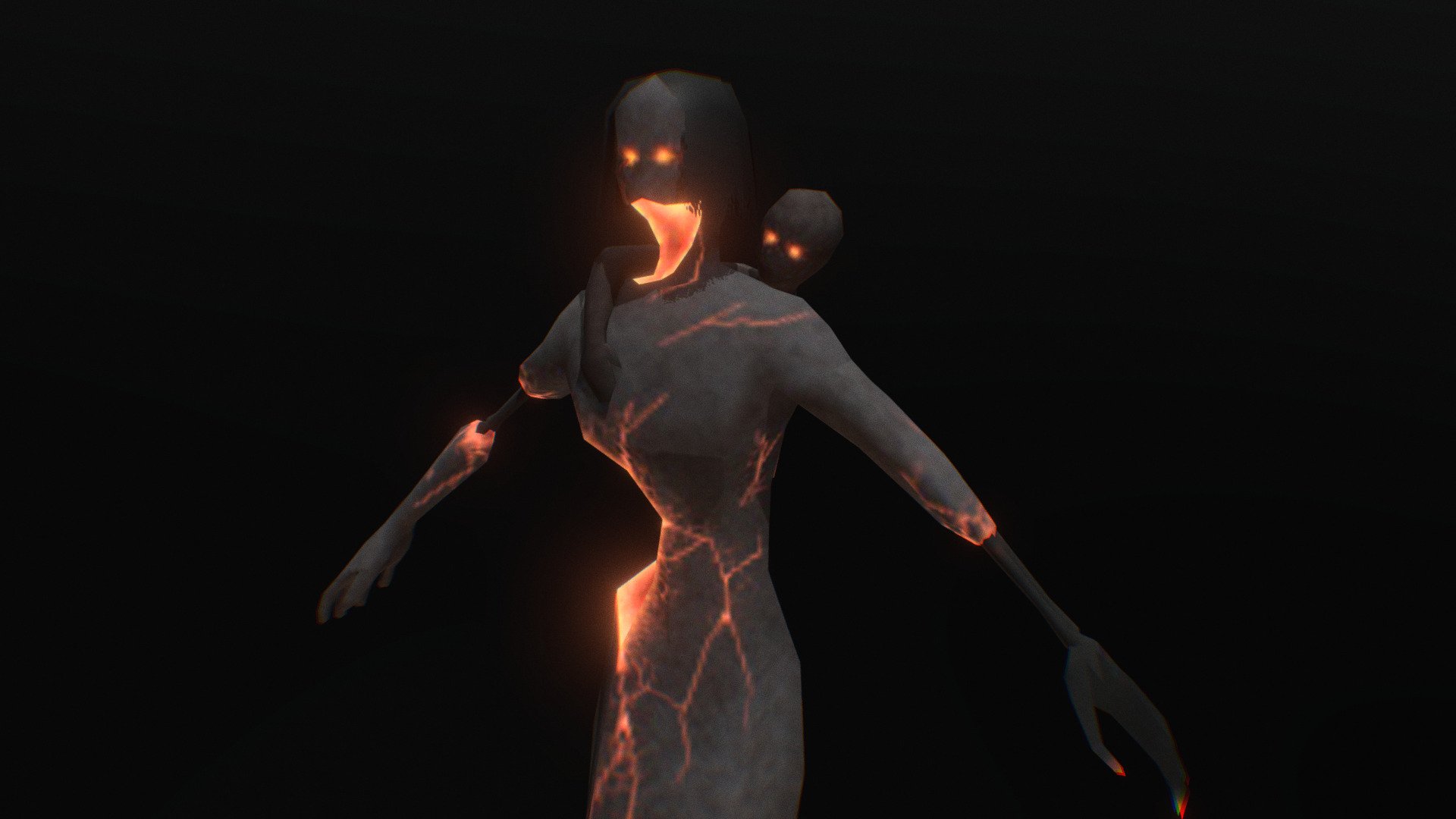 Lowpoly Demon - 3D model by LordOfTurtles [2261064] - Sketchfab