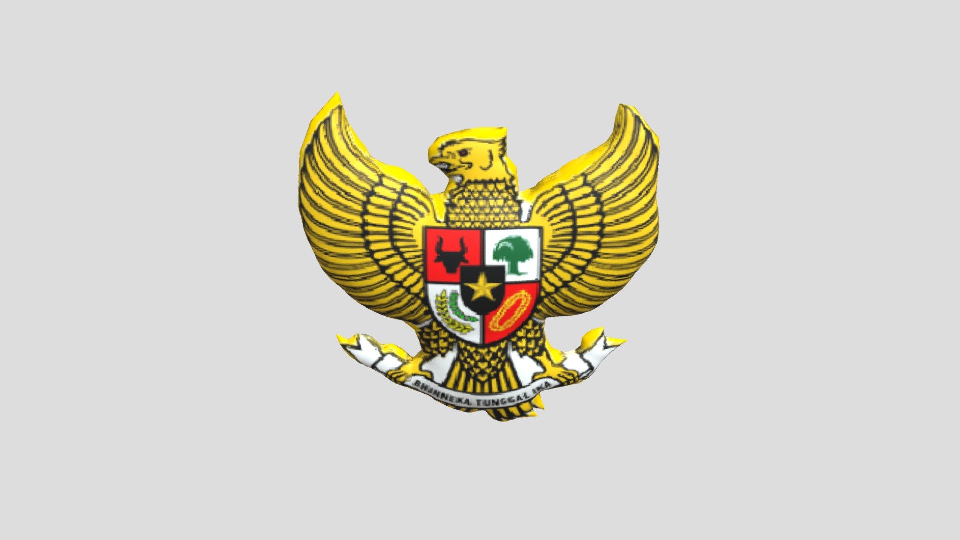 Garuda New - 3D model by cicisitumorang [2262d3e] - Sketchfab