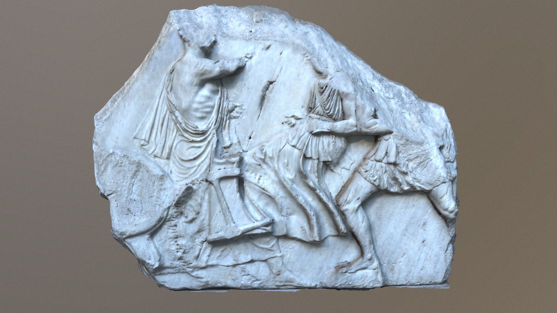 Parthenon marble Block XII North - Download Free 3D model by danielpett ...