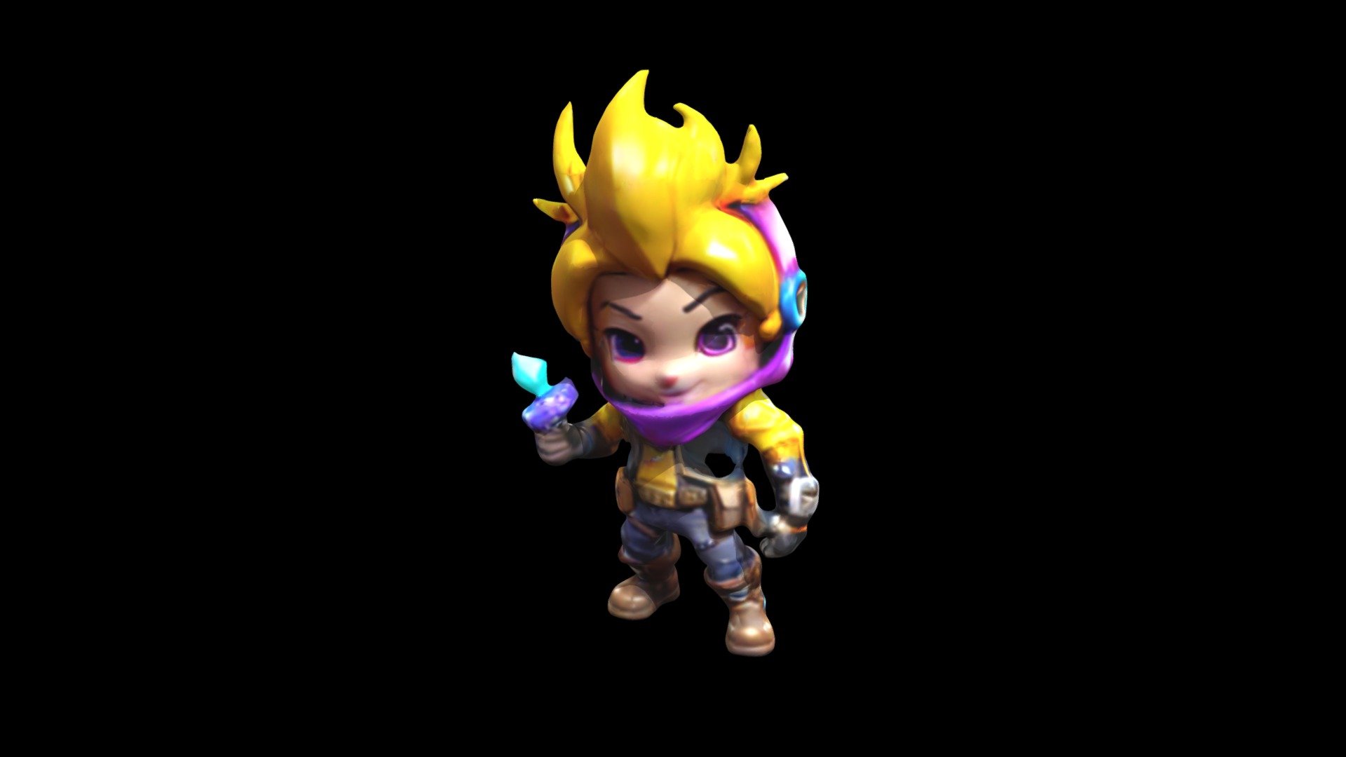 A vibrant character - Download Free 3D model by klrxyz [2266ffb ...