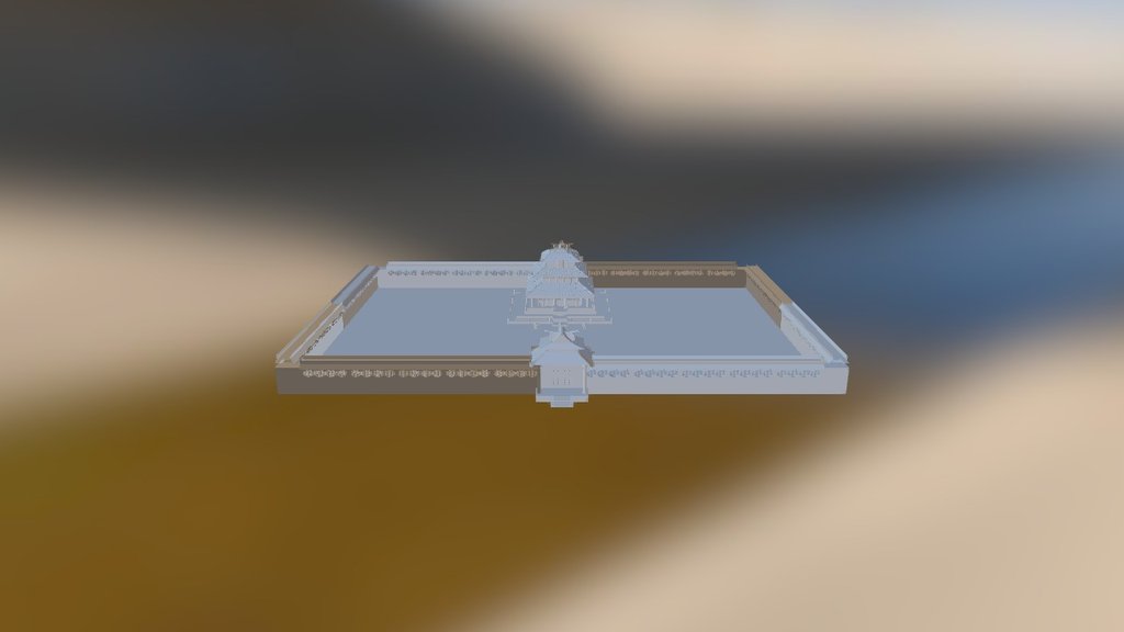 Chinese Castle2 - 3D model by erichuang711106 [22676c5] - Sketchfab