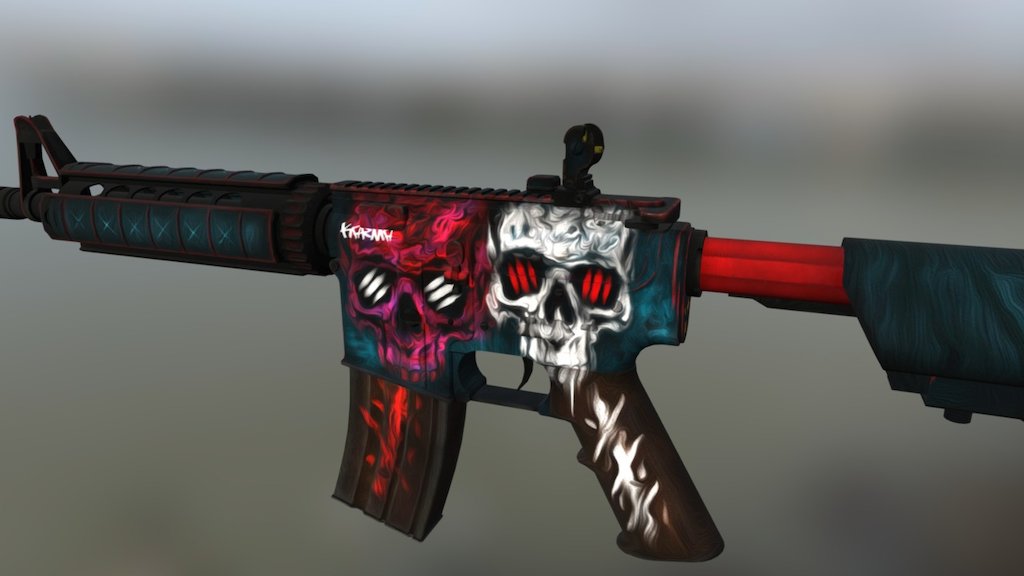 M4a4-Cutter कर्म - 3D model by corob88 [2269168] - Sketchfab